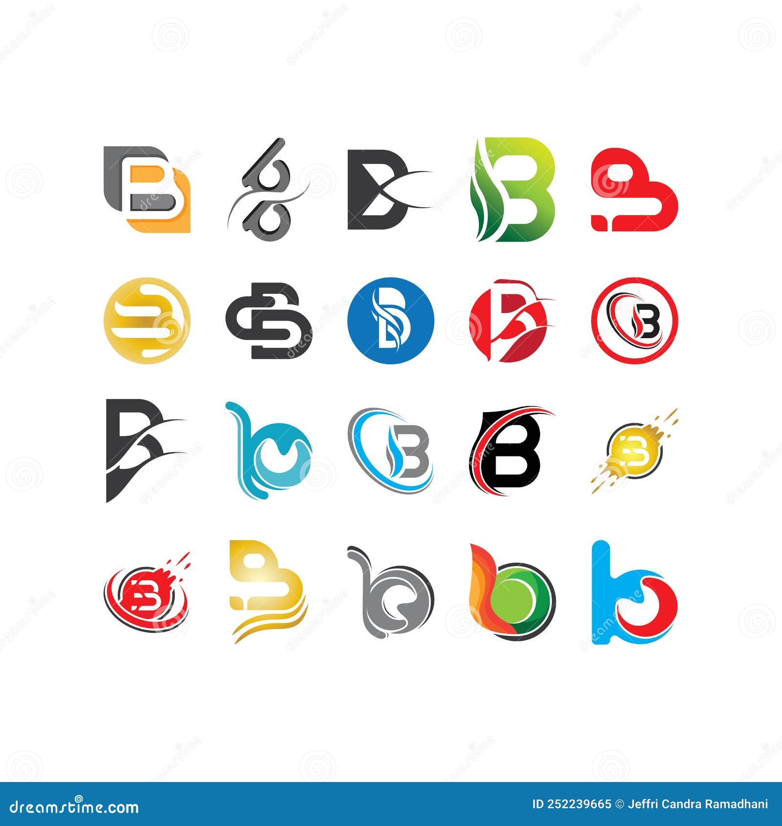 B Letter Vector Illustration Stock Vector - Illustration of modern ...