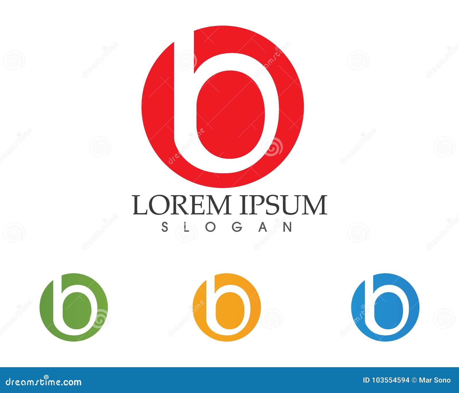 B Letters Logo and Symbols Template Icons App Stock Vector ...