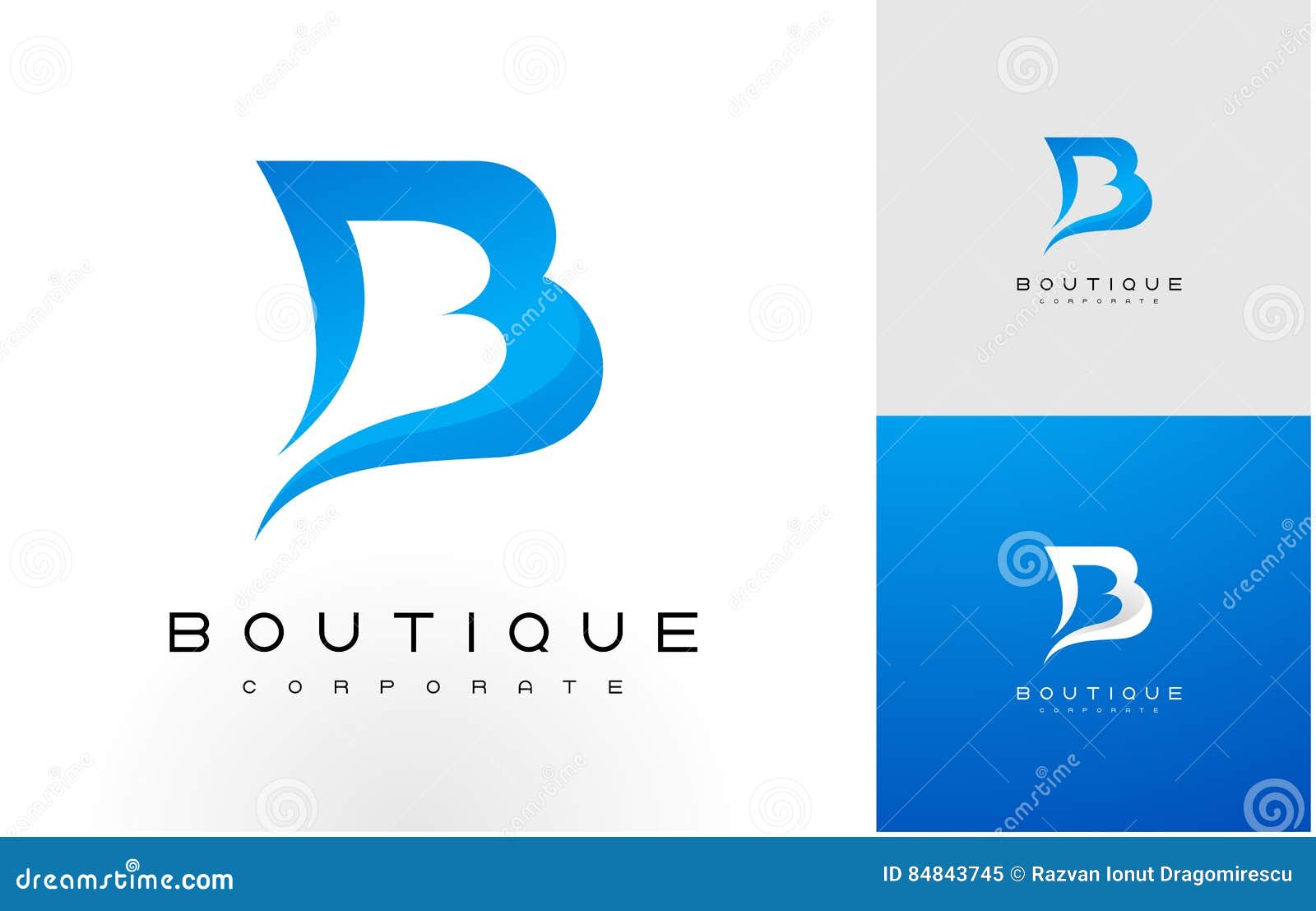 B Logo Blue. B Letter Icon Design Vector Stock Vector - Illustration of ...