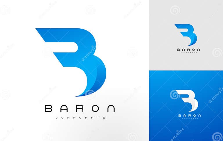B Logo Blue. B Letter Icon Design Vector Stock Vector - Illustration of ...