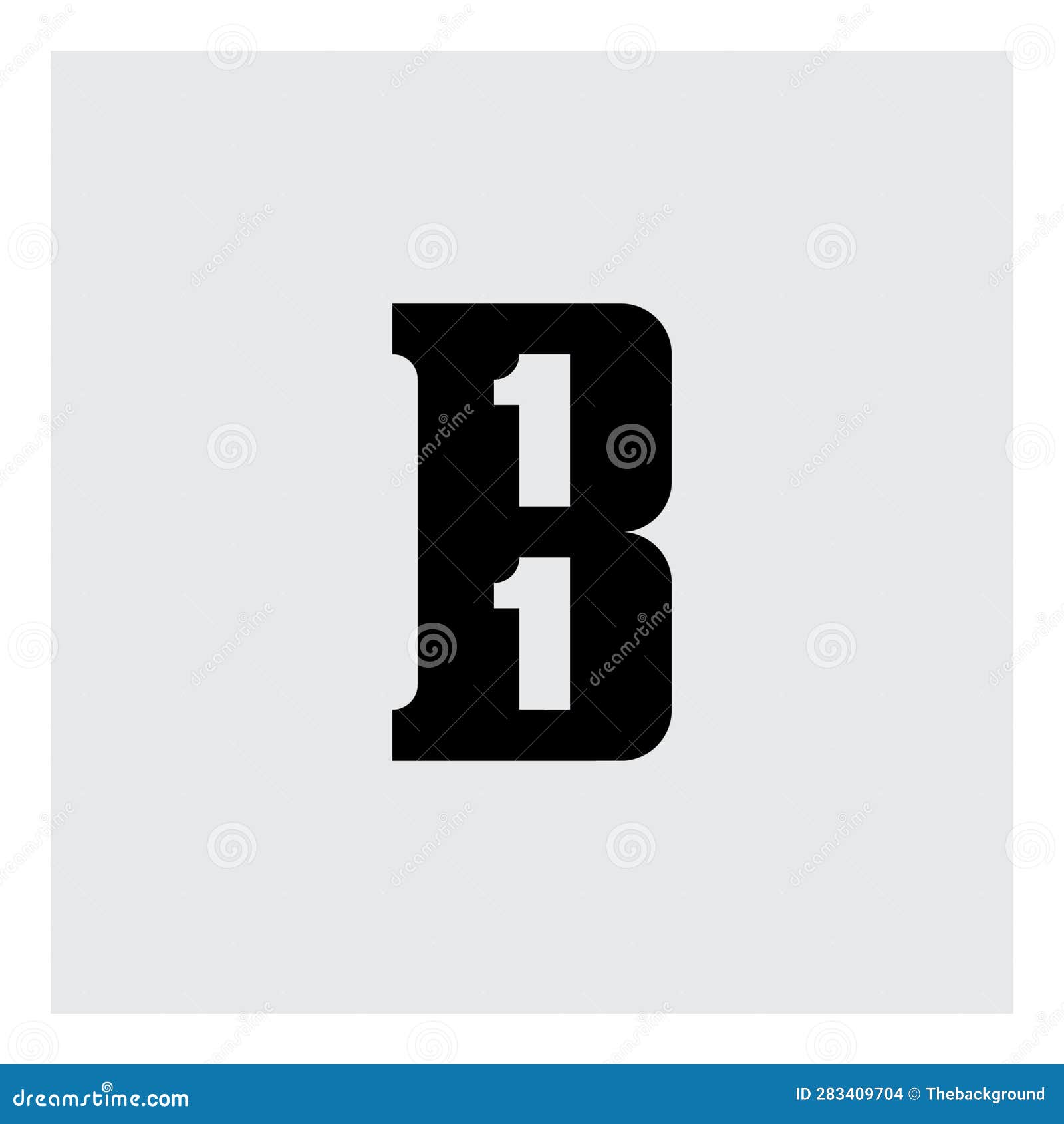 B11 - Logo, Design Element or Icon. 11B Stock Vector - Illustration of ...