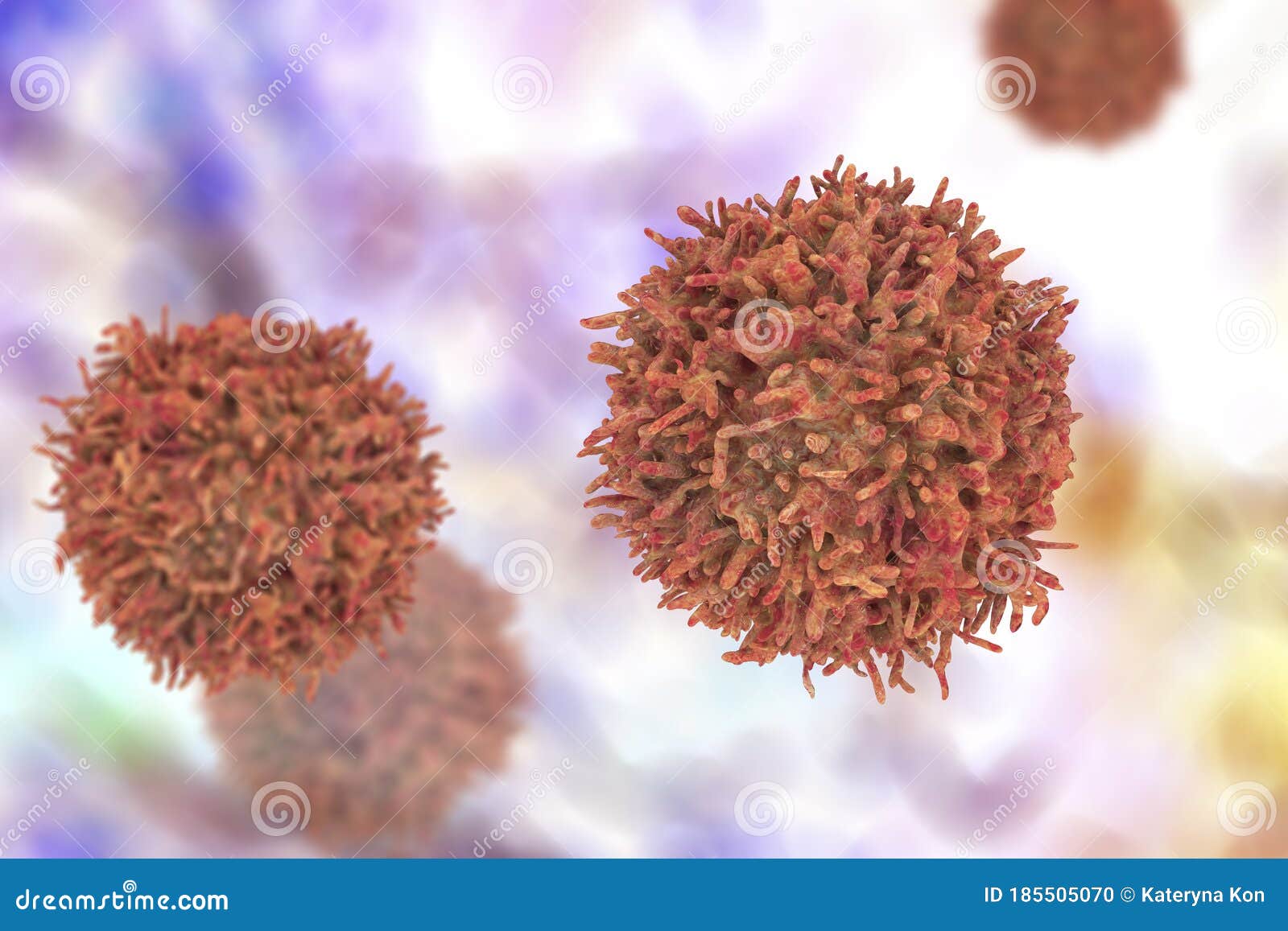 B-lymphocyte, or B-cell stock illustration. Illustration of vaccine ...