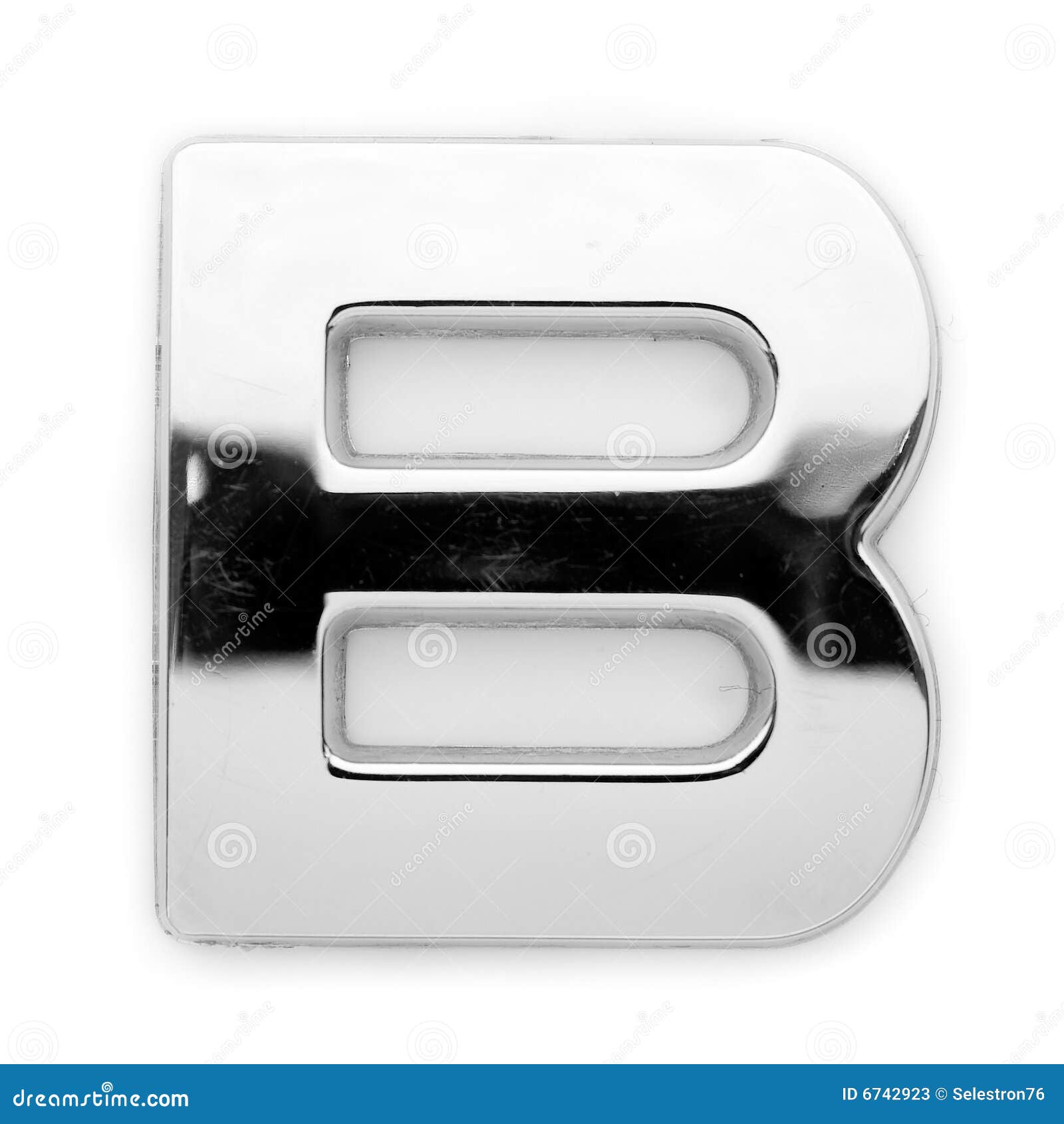 B - Metal letter stock image. Image of data, monotype - 6742923