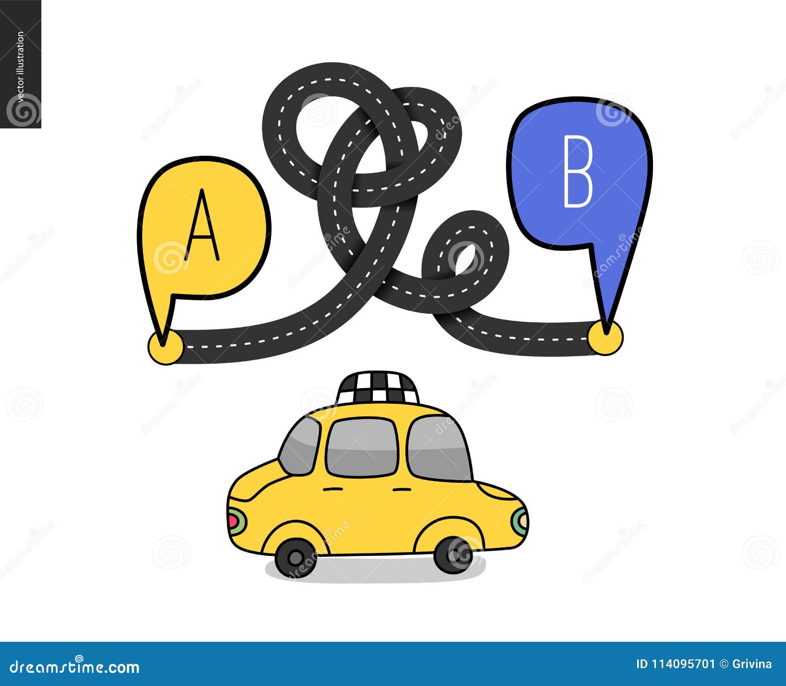 B-punkt till vektor illustrationer. Illustration av förarhytt - 114095701