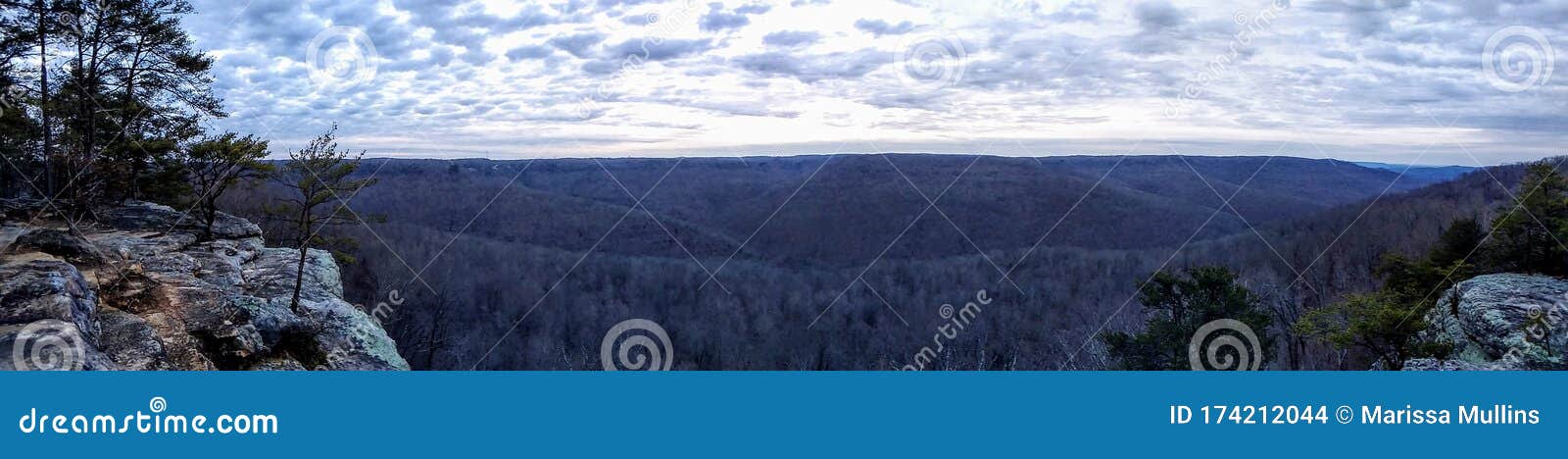 B-rock Overlook Monterey Tennessee Mountains Stock Photo - Image of ...