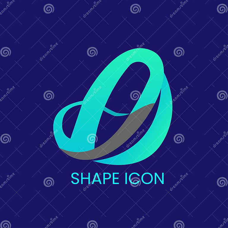 B Shape logo design vector stock vector. Illustration of elegance ...