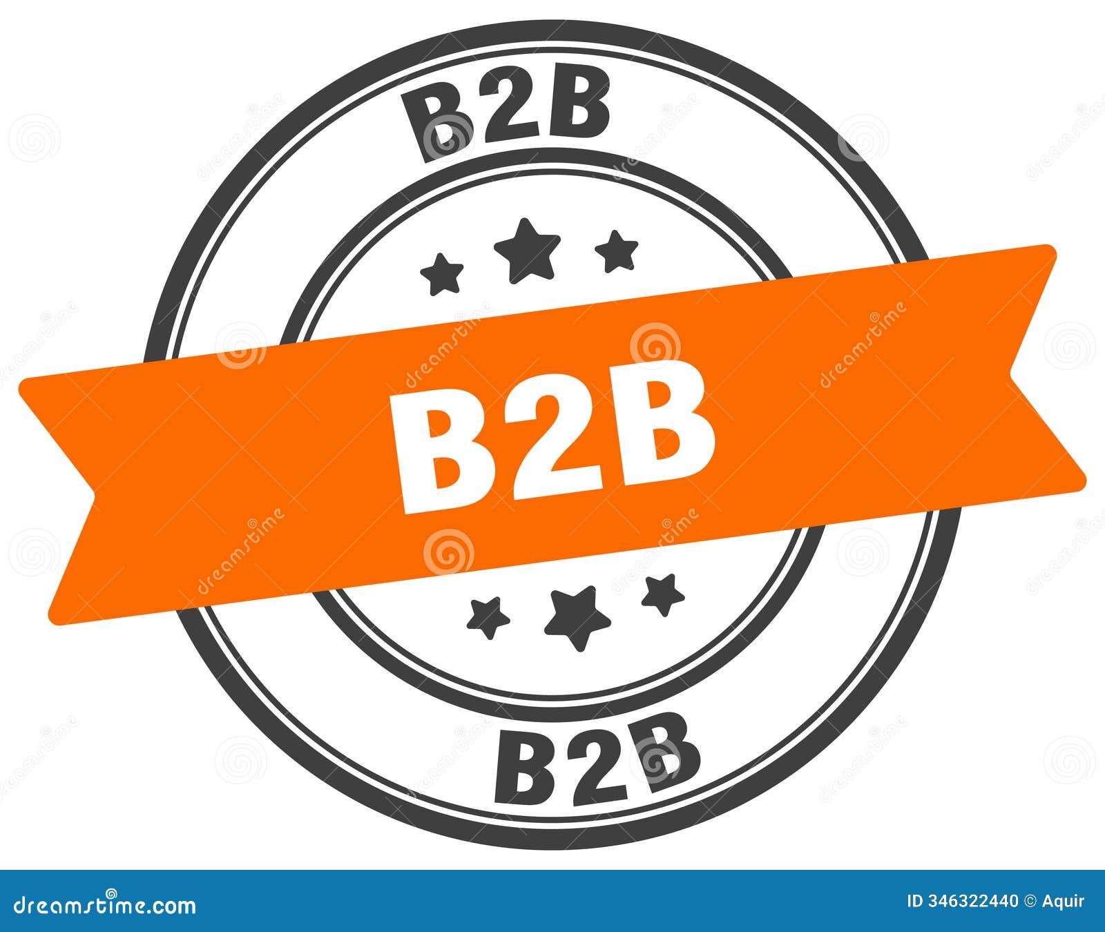 B2b Stamp. B2b Label on Transparent Background. Round Sign Stock Vector ...