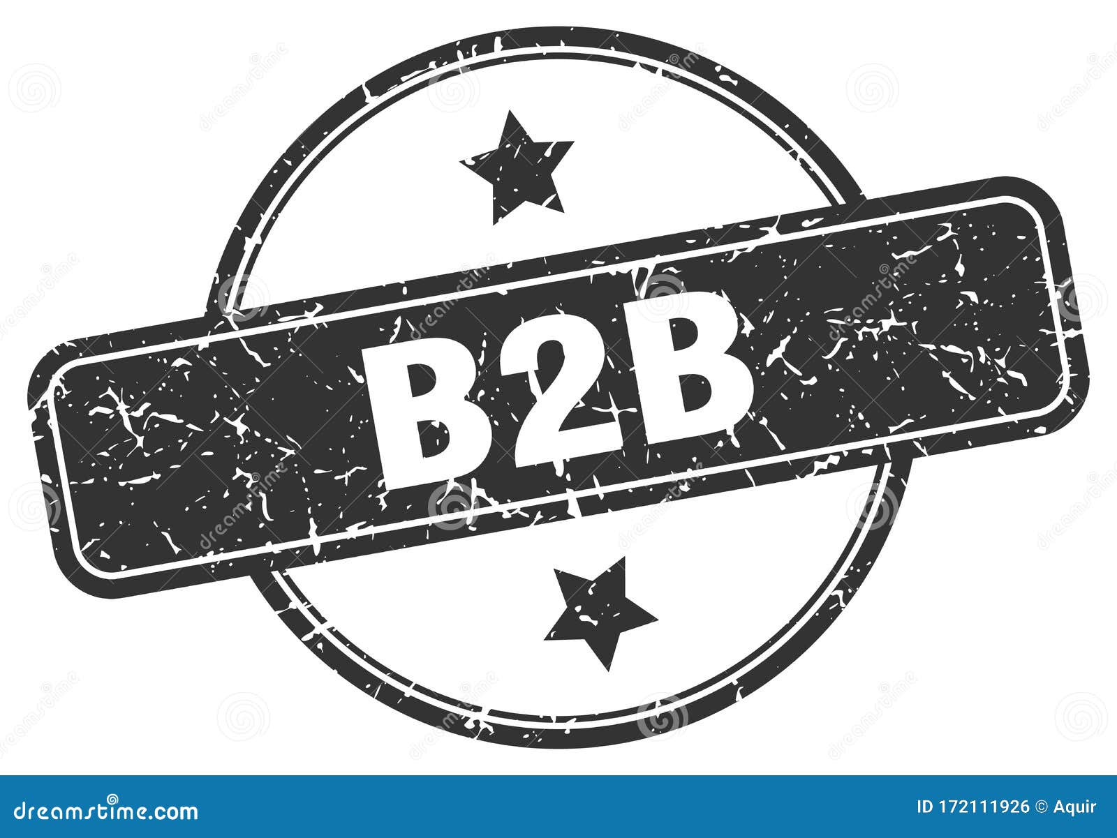 B2b Stamp. B2b Round Grunge Sign Stock Vector - Illustration of white ...