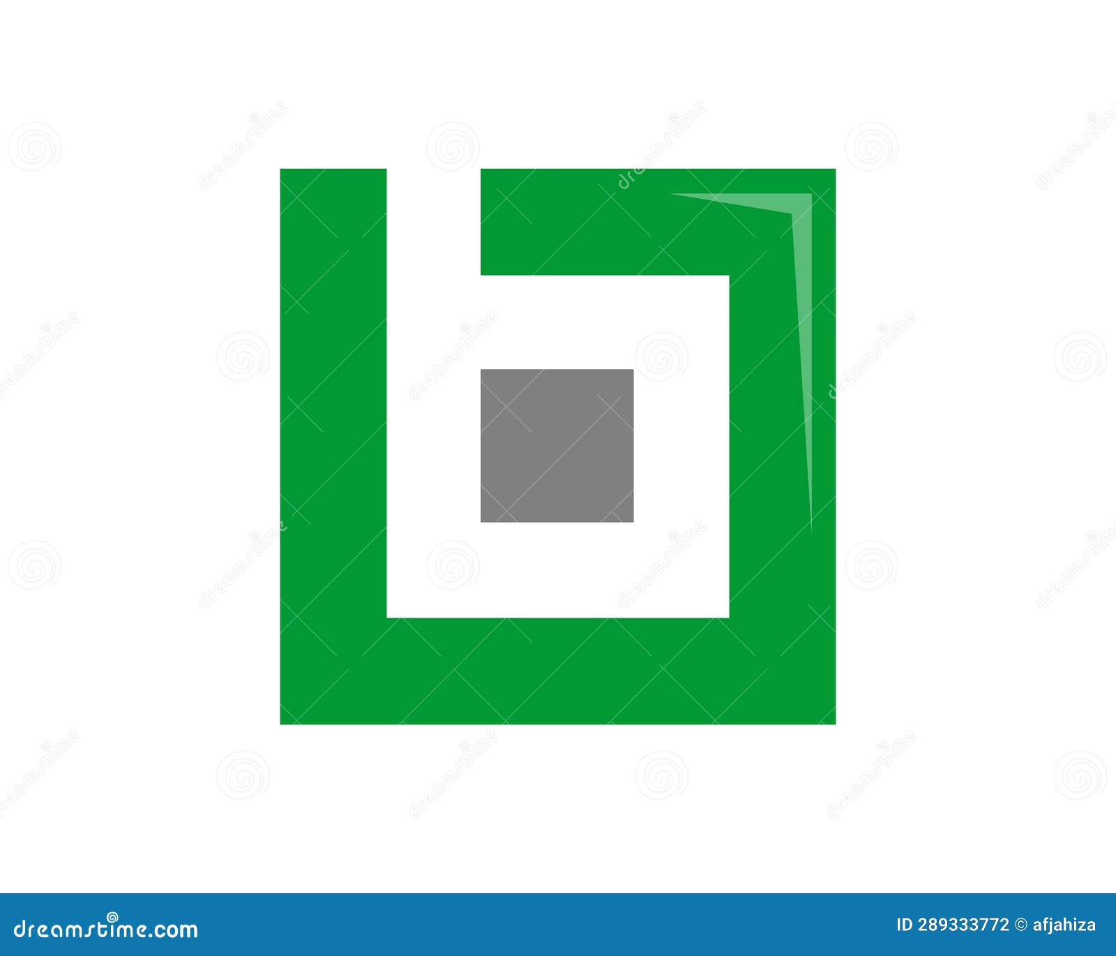 B square logo 1 template stock vector. Illustration of signage - 289333772