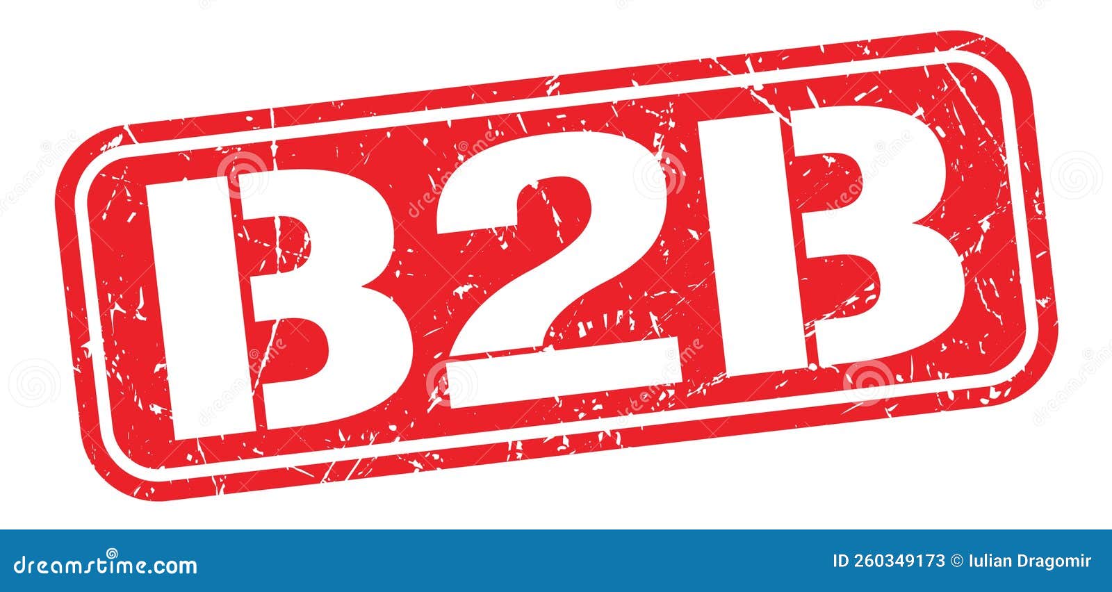 B2B Text Written on Red Stamp Sign Stock Illustration - Illustration of ...
