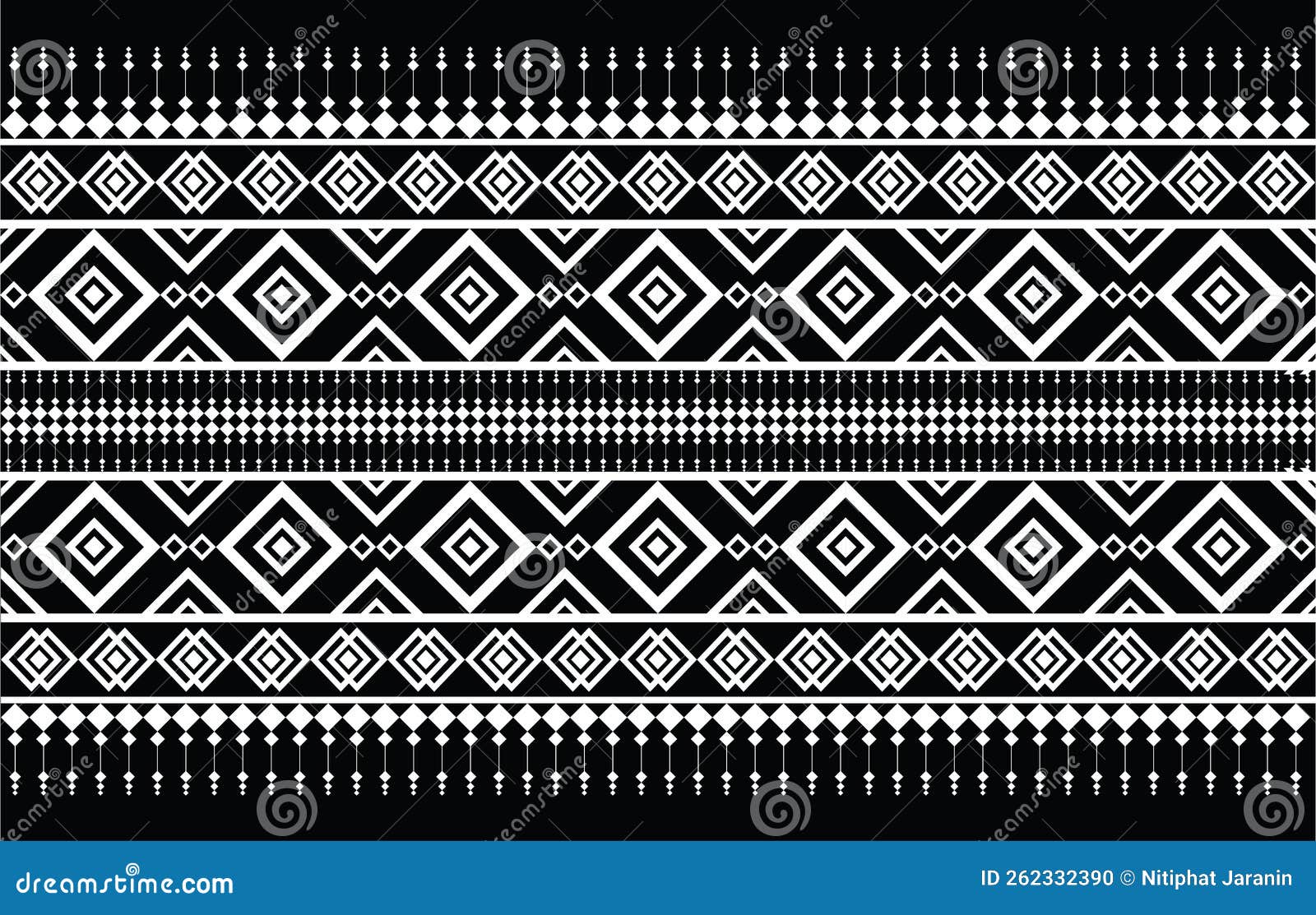 American Fabric Pattern Design.15 Stock Illustration - Illustration of ...