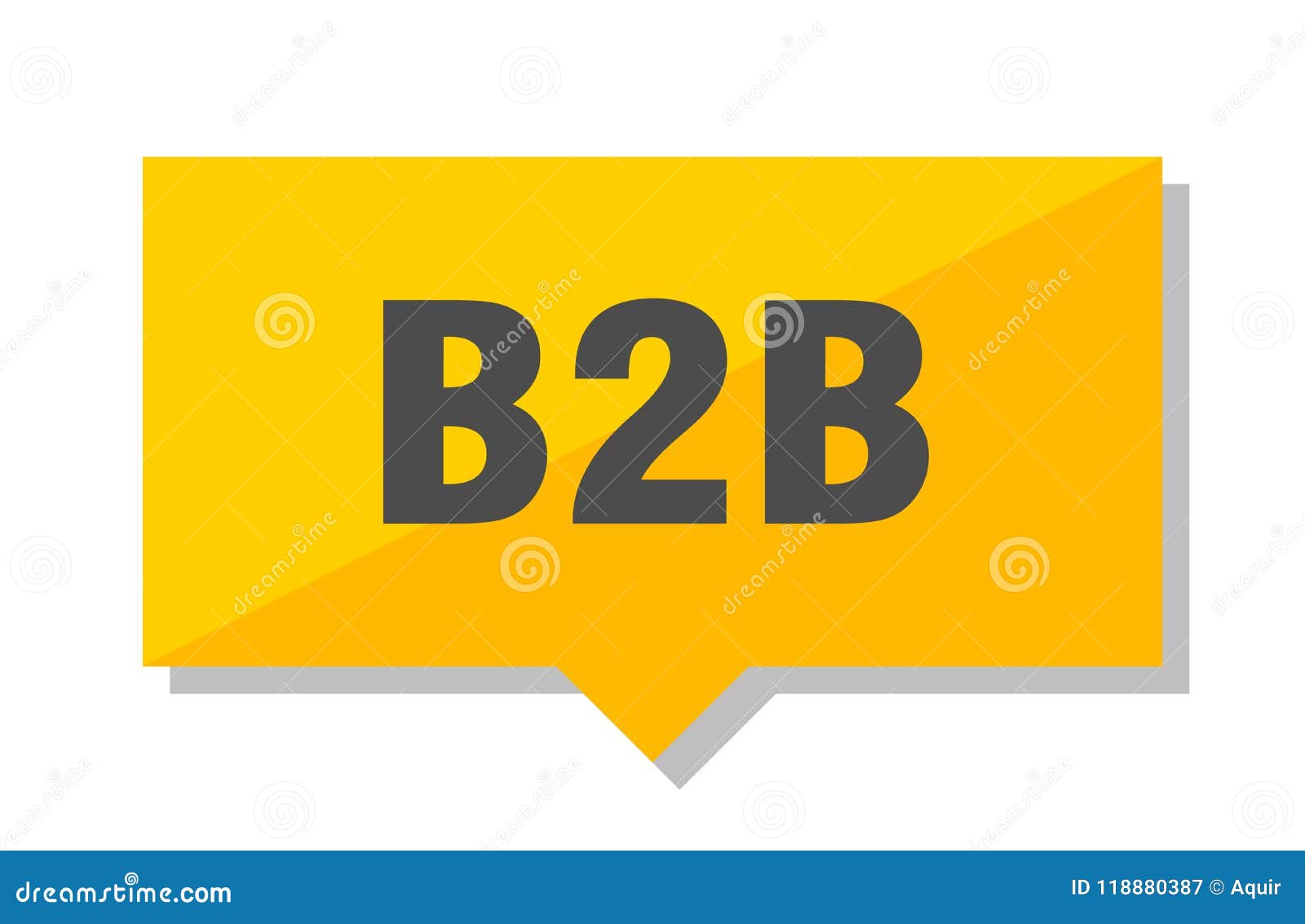 B2b price tag stock vector. Illustration of bubble, square - 118880387