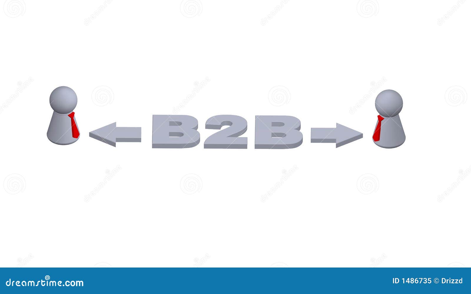 B2B stock illustration. Illustration of venture, partners - 1486735