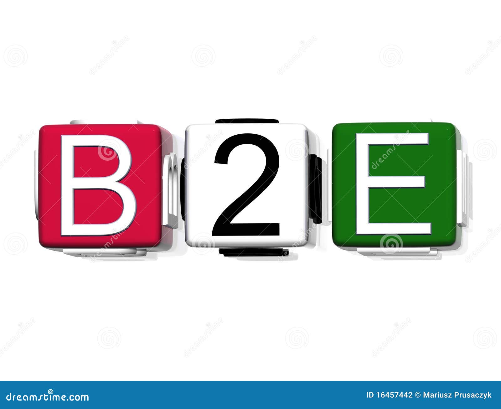 B2E symbol stock illustration. Illustration of shadow - 16457442