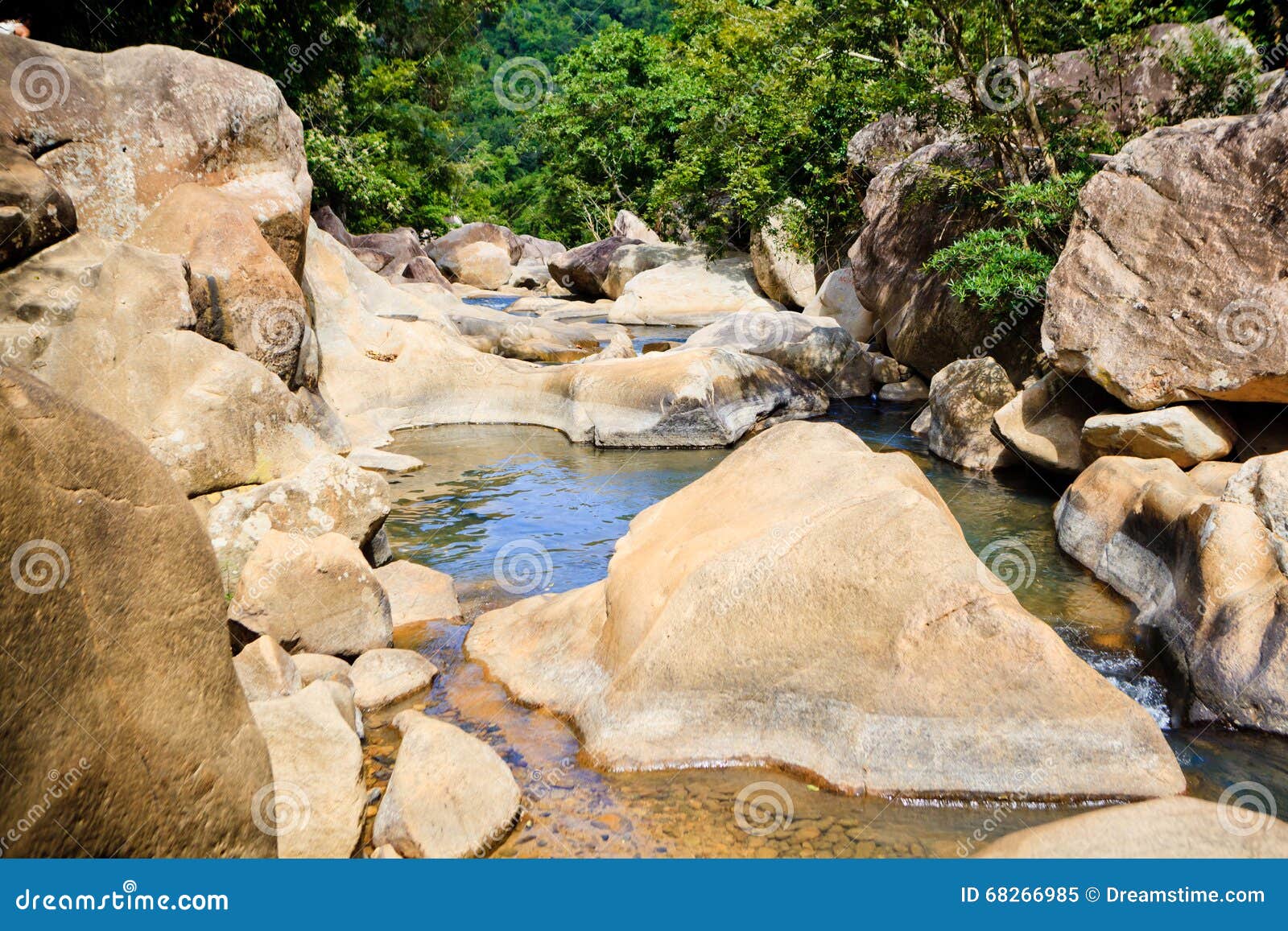 Ba Ho Waterfall Stones Stock Photos - Free & Royalty-Free Stock Photos ...