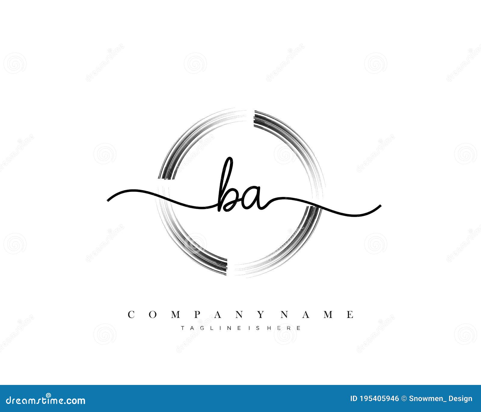 BA Initial Handwriting Minimalist Geometric Logo Template Vector Stock ... BA Initial Handwriting Minimalist Geometric Logo Template Vector Stock ...