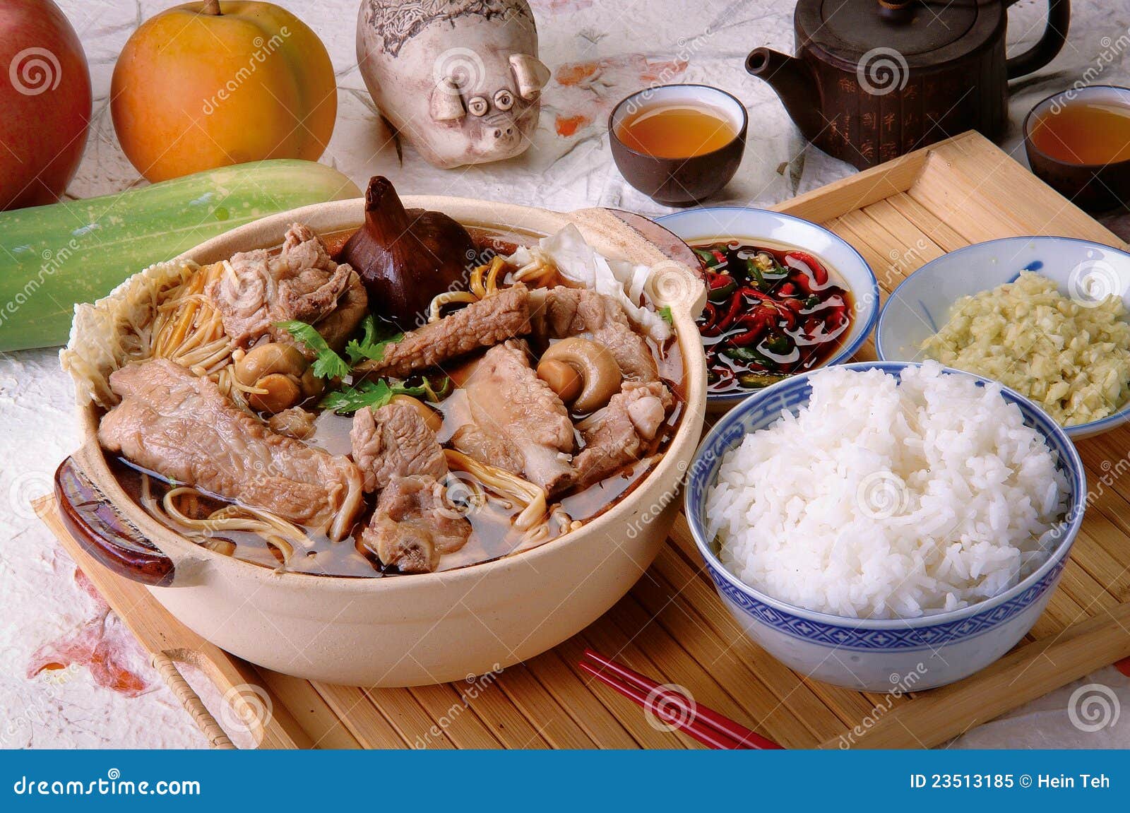 Ba kut teh stock image. Image of lunch, chopped, malaysia - 23513185