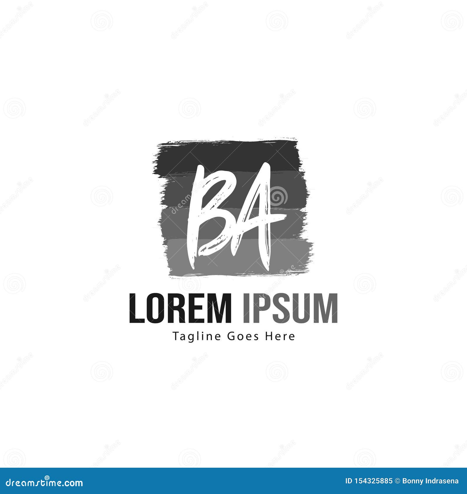 BA Letter Logo Design. Creative Modern BA Letters Icon Illustration ...