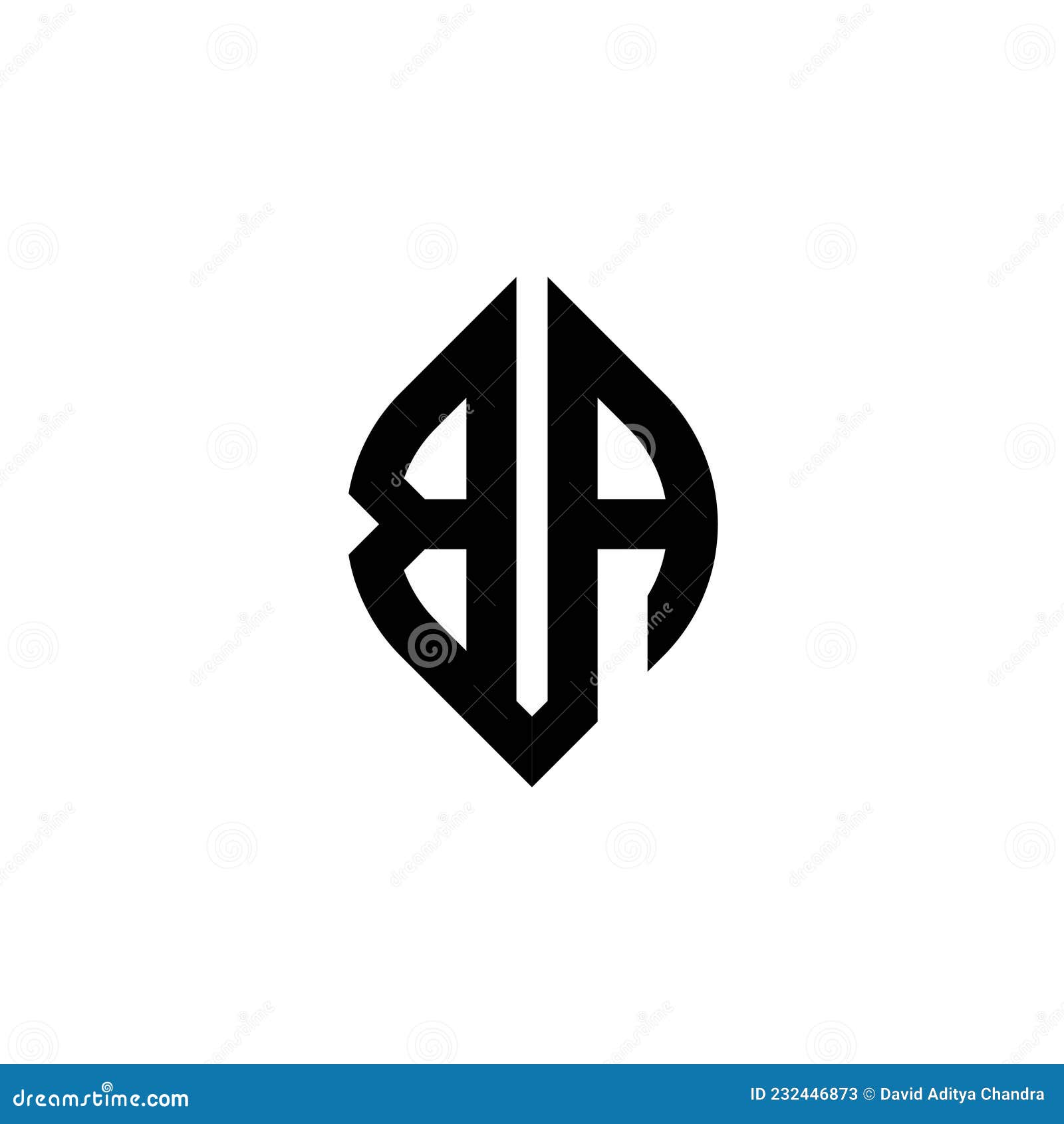 BA Logo Monogram Geometric Shape Style Stock Vector - Illustration of ...