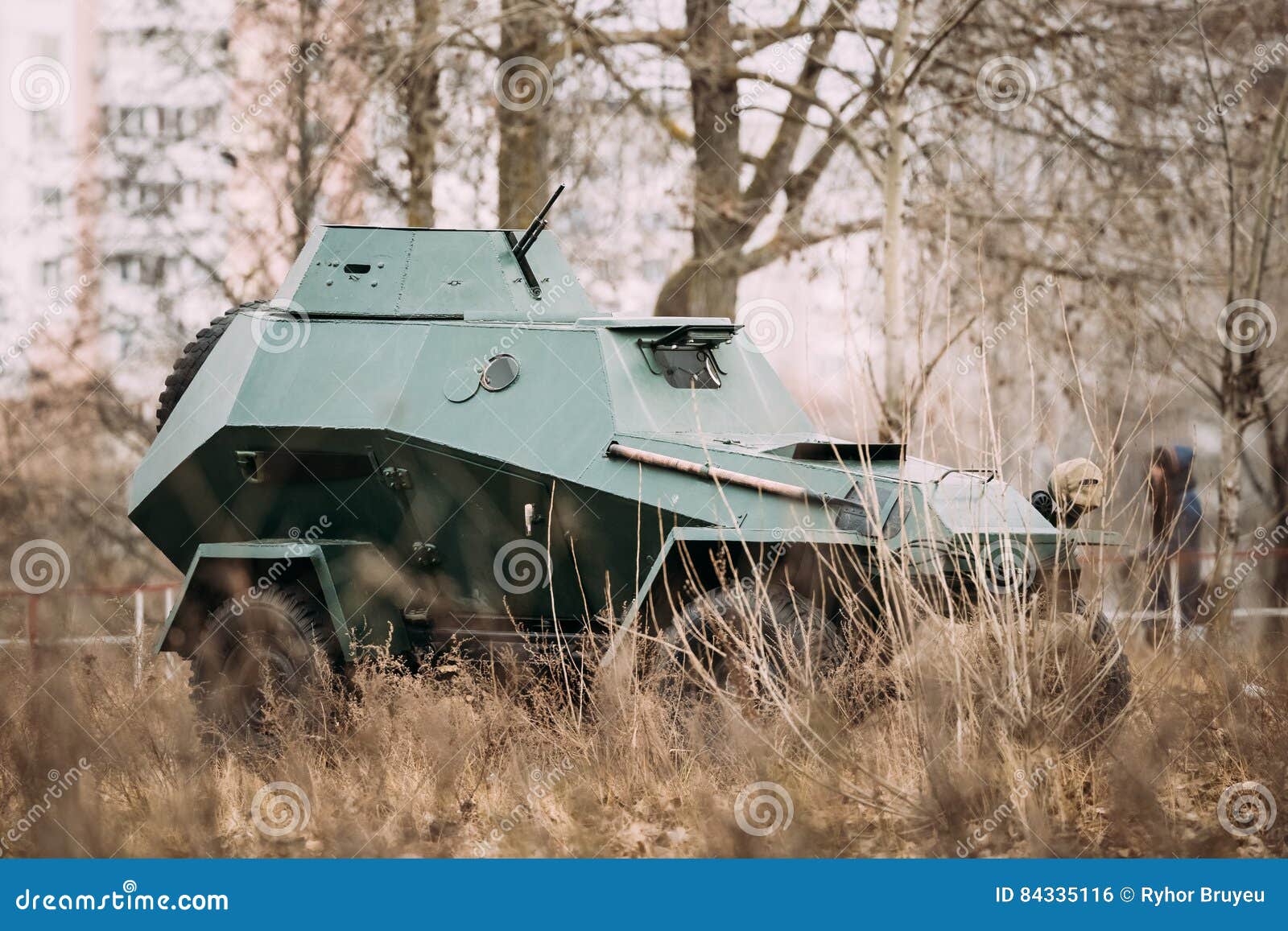 BA-64 is a Small Lightly Armoured Soviet Scout Car Stands in Aut Stock ...