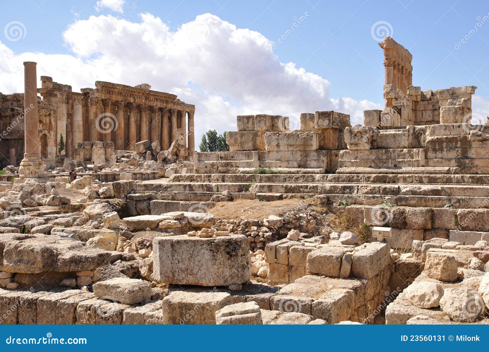 Baalbek Ruins Royalty-Free Stock Photo | CartoonDealer.com #23560131