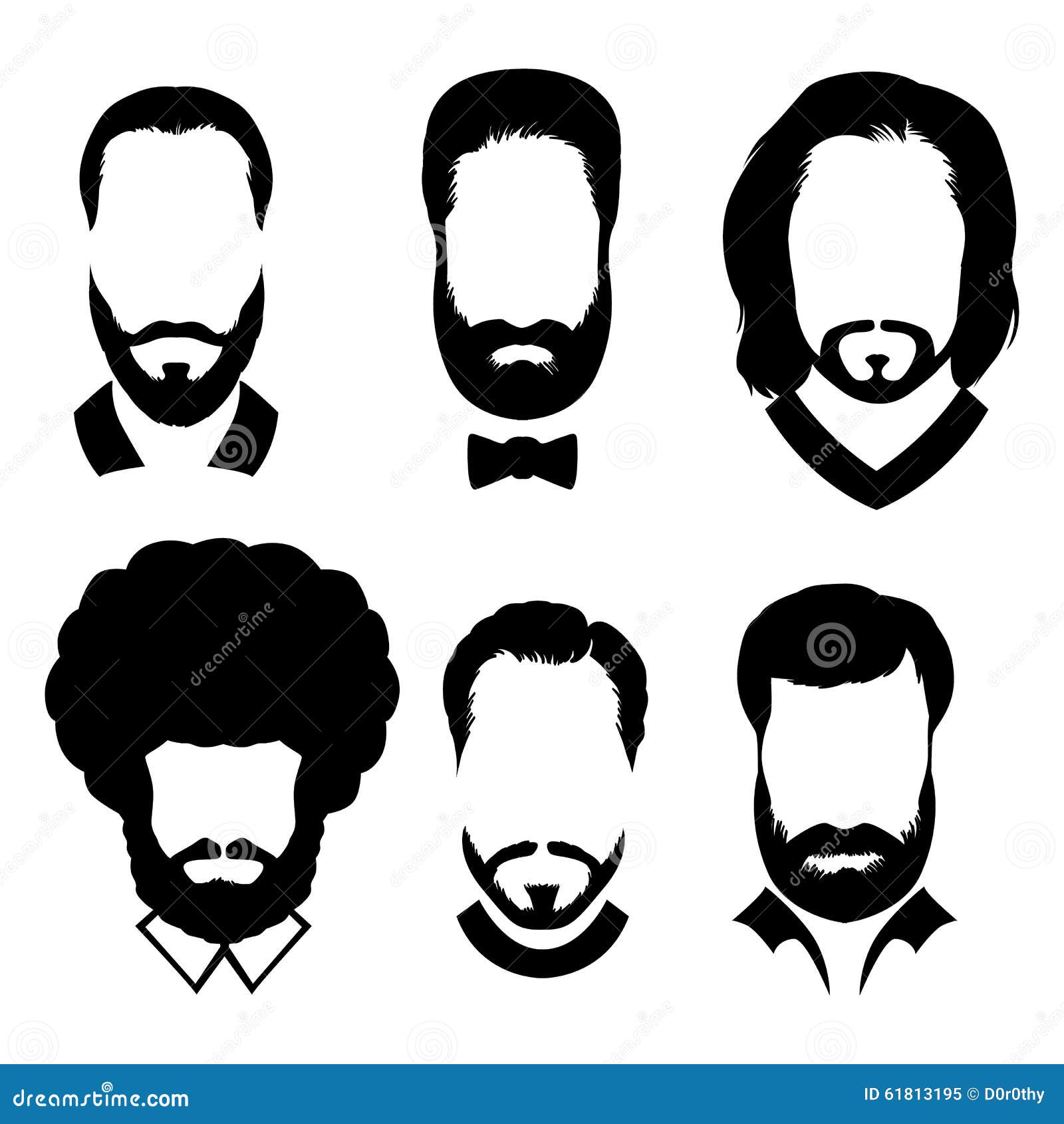 Baard vector illustratie. Illustration of insigne, knap - 61813195