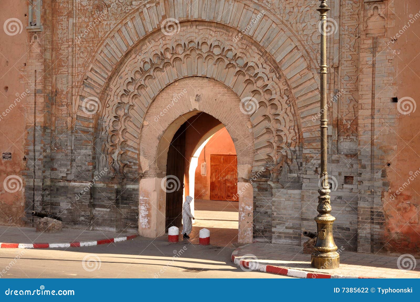 Bab Agnaou - City Gate in Marrakech Stock Photo - Image of ...