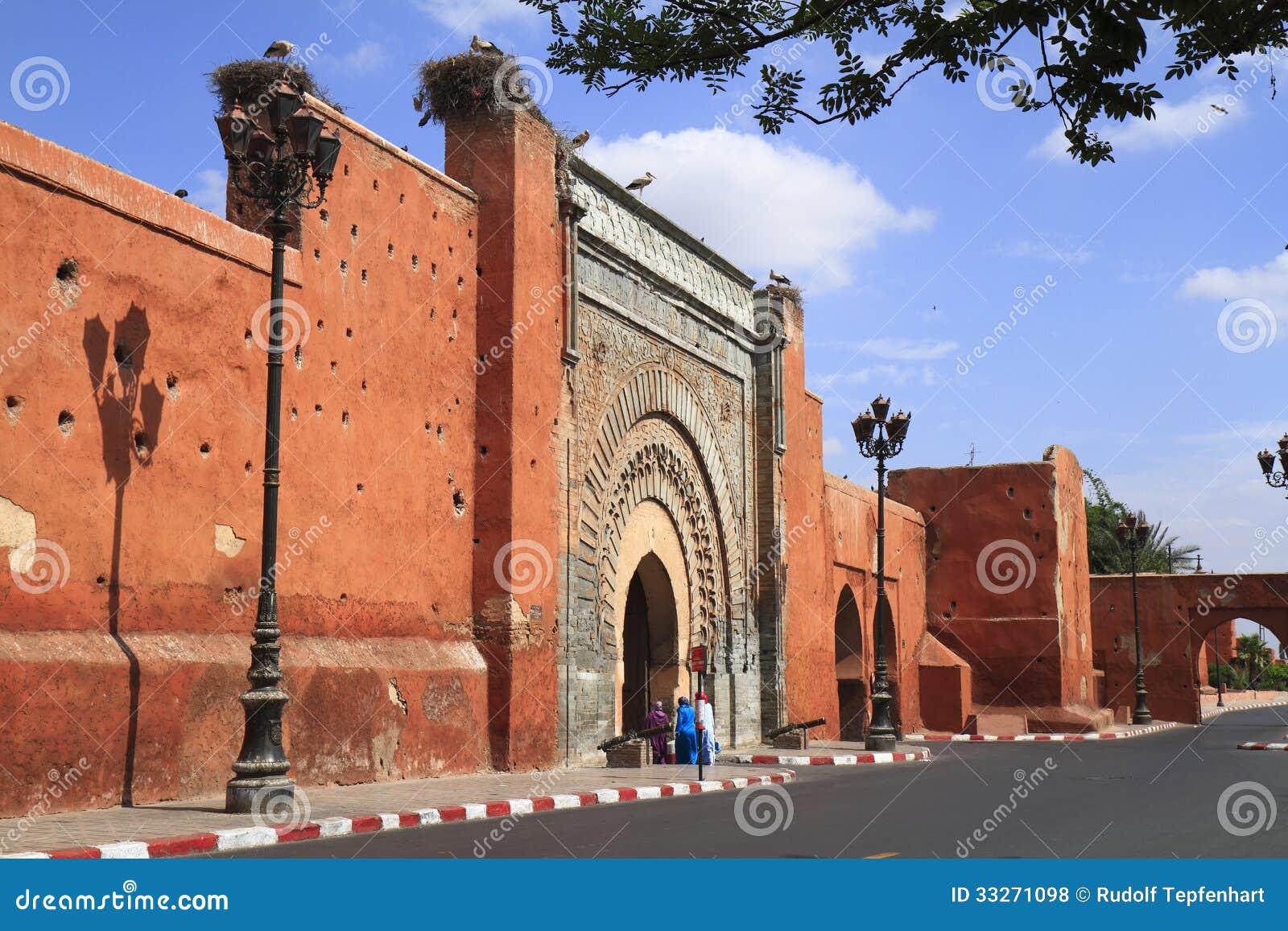 Bab Agnaou stock photo. Image of fortification, door - 33271098