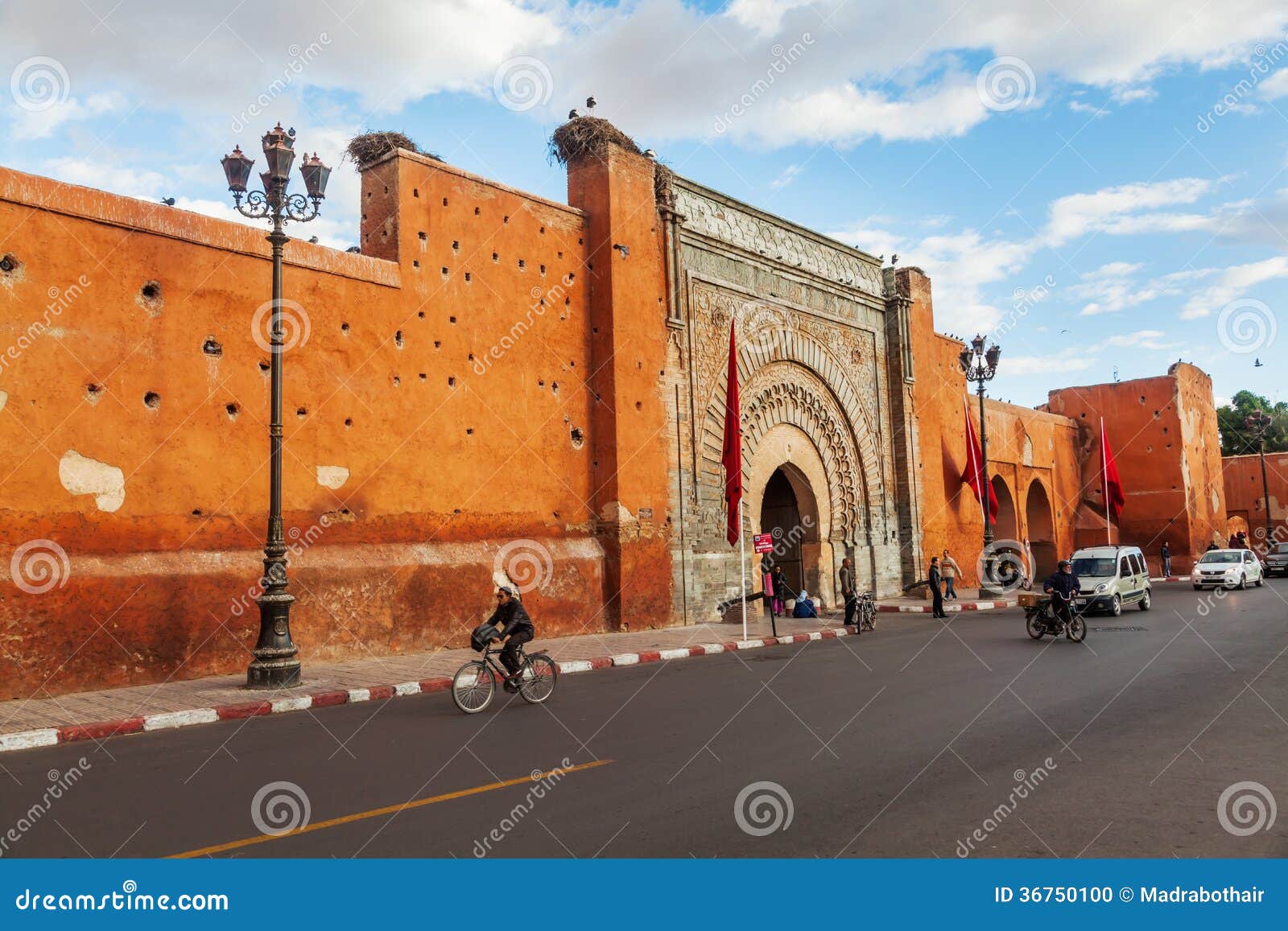 Bab Agnaou Marrakesh redactionele afbeelding. Image of afrika - 36750100