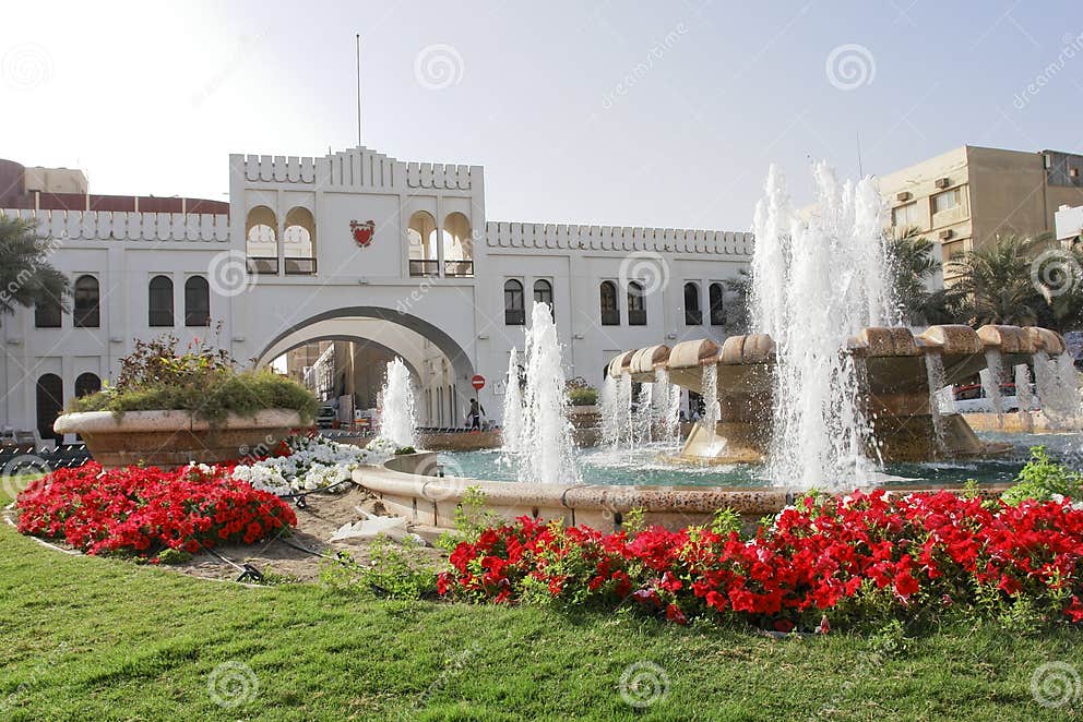 Bab al-Bahrain stock photo. Image of modern, east, arabic - 8430610