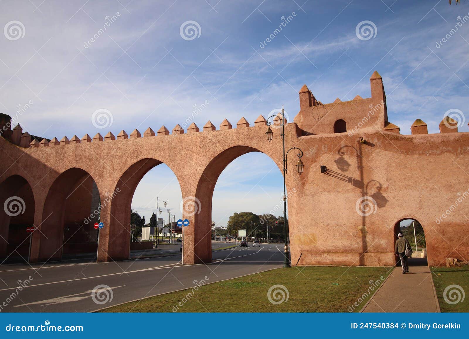 Bab Er-Rouah â€“ Big Gate of Old City of Rabat Stock Photo - Image of ...