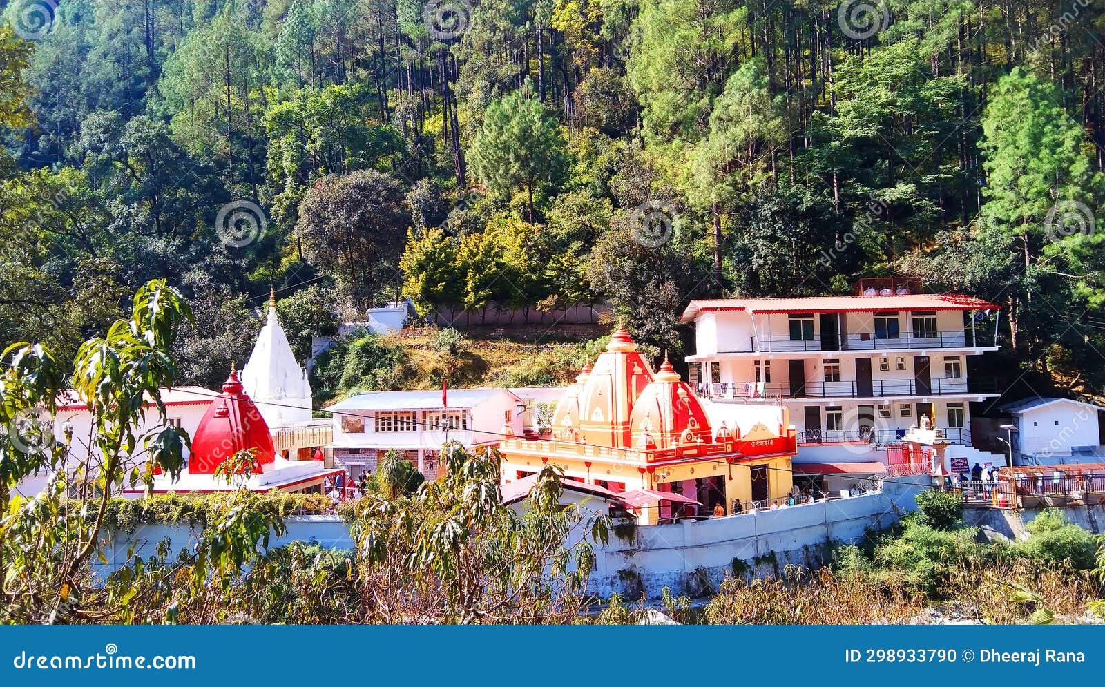 Baba Neem Krori Temple stock photo. Image of nature - 298933790