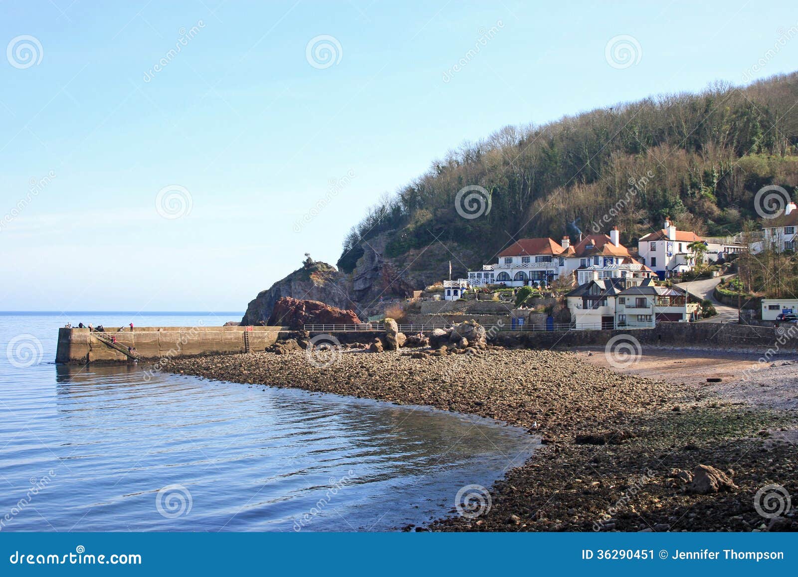 Babbacombe beach, Torquay stock image. Image of coastal - 36290451