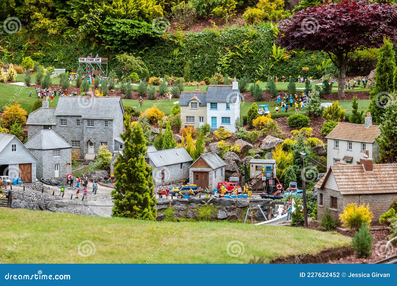 Babbacombe Torquay England 26 De Junio De 2021 : Aldea Modelo De ...