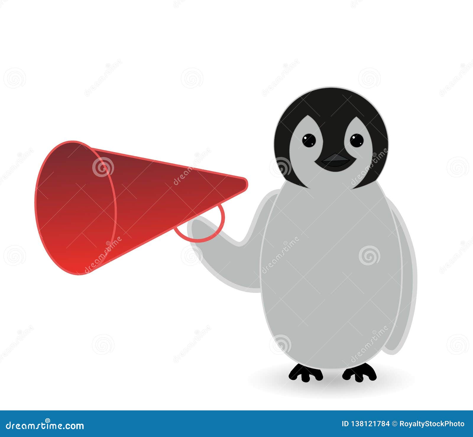 Babe Penguin or Business Cartoon Character Communicates through a ... Babe Penguin or Business Cartoon Character Communicates through a ...