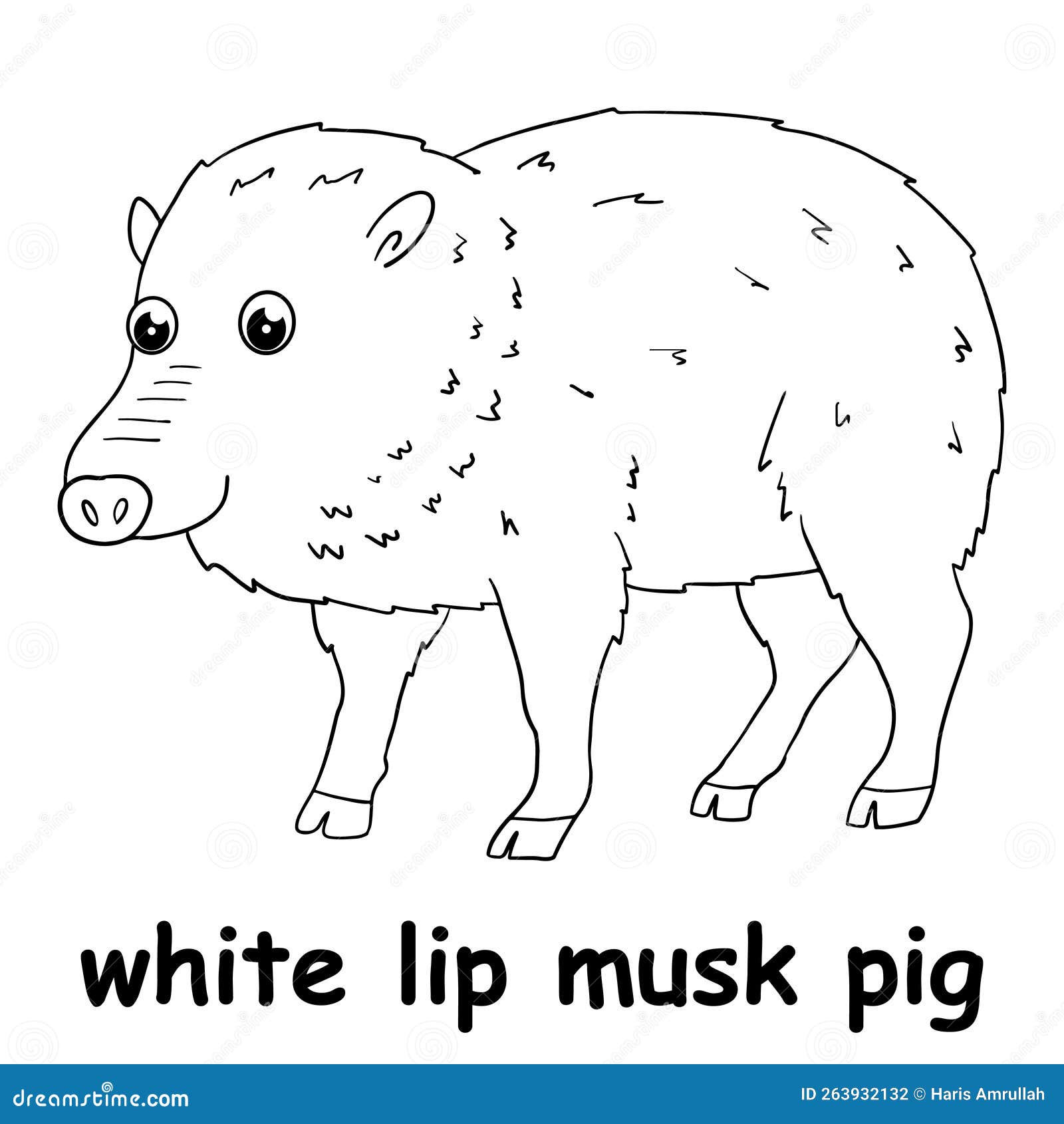 Musk Ox Line Icon Concept. Musk Ox Vector Linear Illustration, Symbol ...