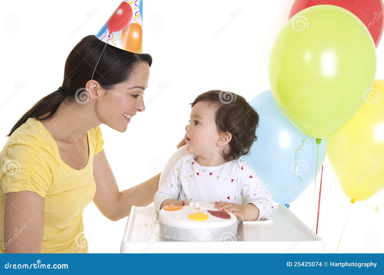 Babies 1st birthday stock photo. Image of adorable, childhood - 25425074