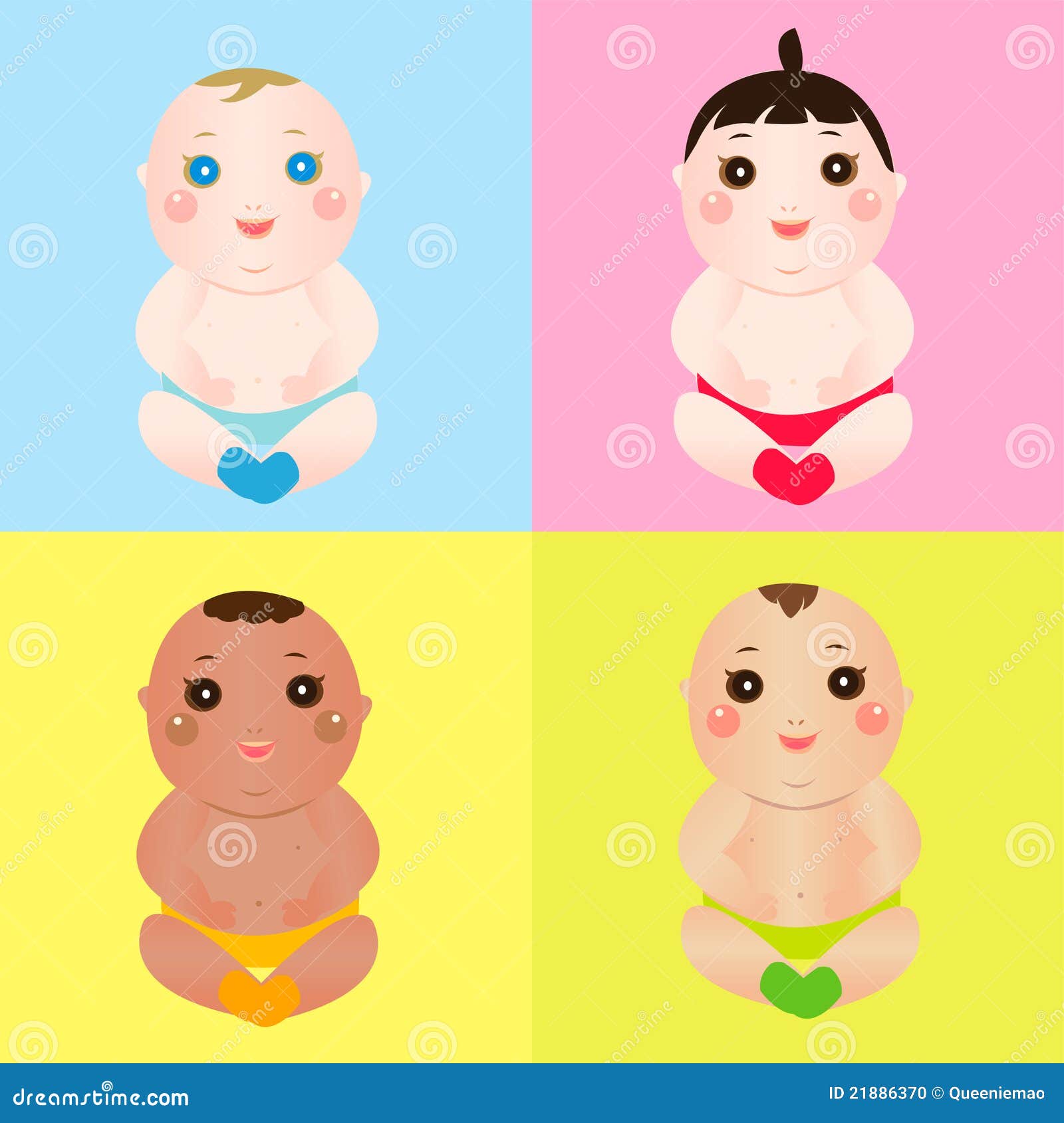 Born From Different Mothers Skins Of All Colours Come Together As ...