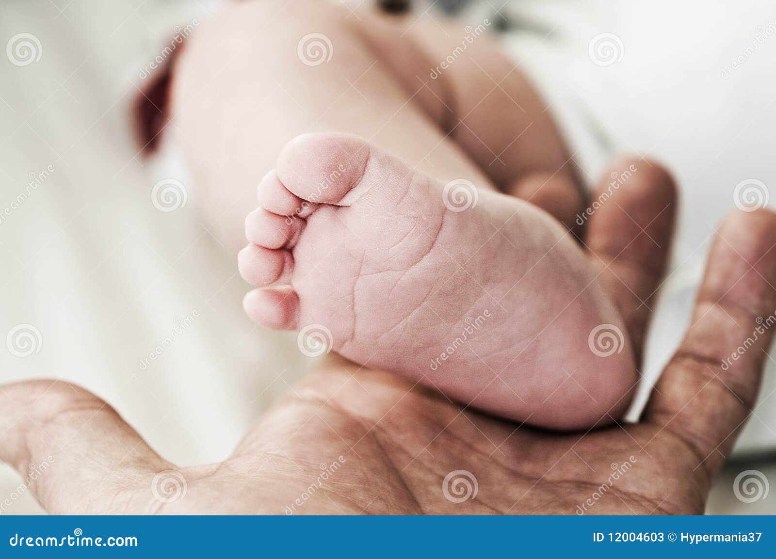 Babies foot stock image. Image of human, caucasian, childhood - 12004603