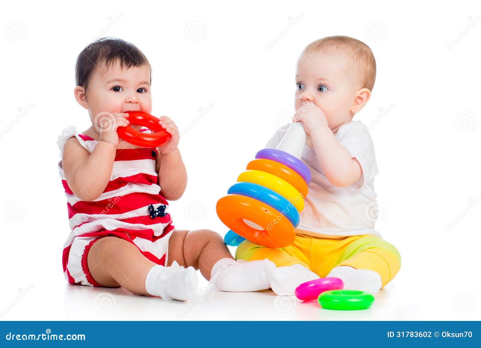Babies girls playing stock photo. Image of activity, baby - 31783602