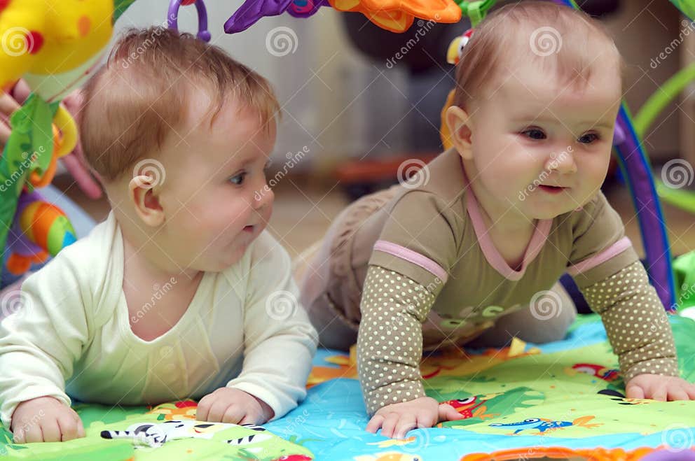 Babies playing stock image. Image of play, baby, funny - 16013241