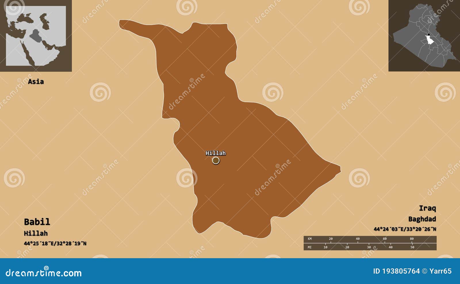 Babil, Province of Iraq,. Previews. Pattern Stock Illustration ...