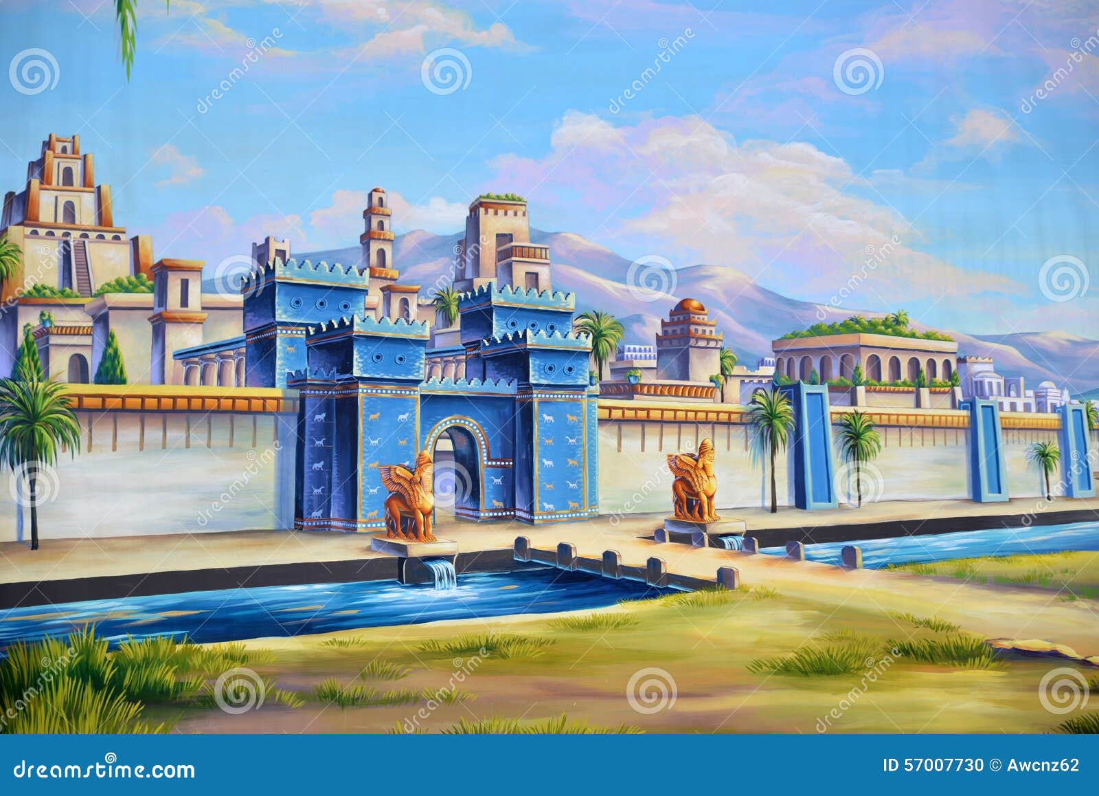 Babilonia antica illustrazione di stock. Illustrazione di mesopotamia ...