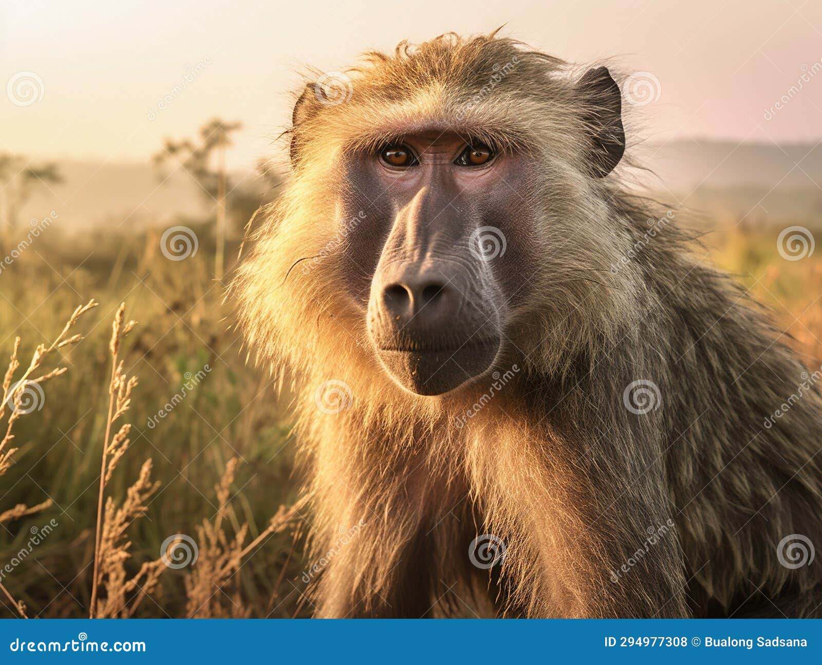 Baboon stock illustration. Illustration of tools, imagine - 294977308