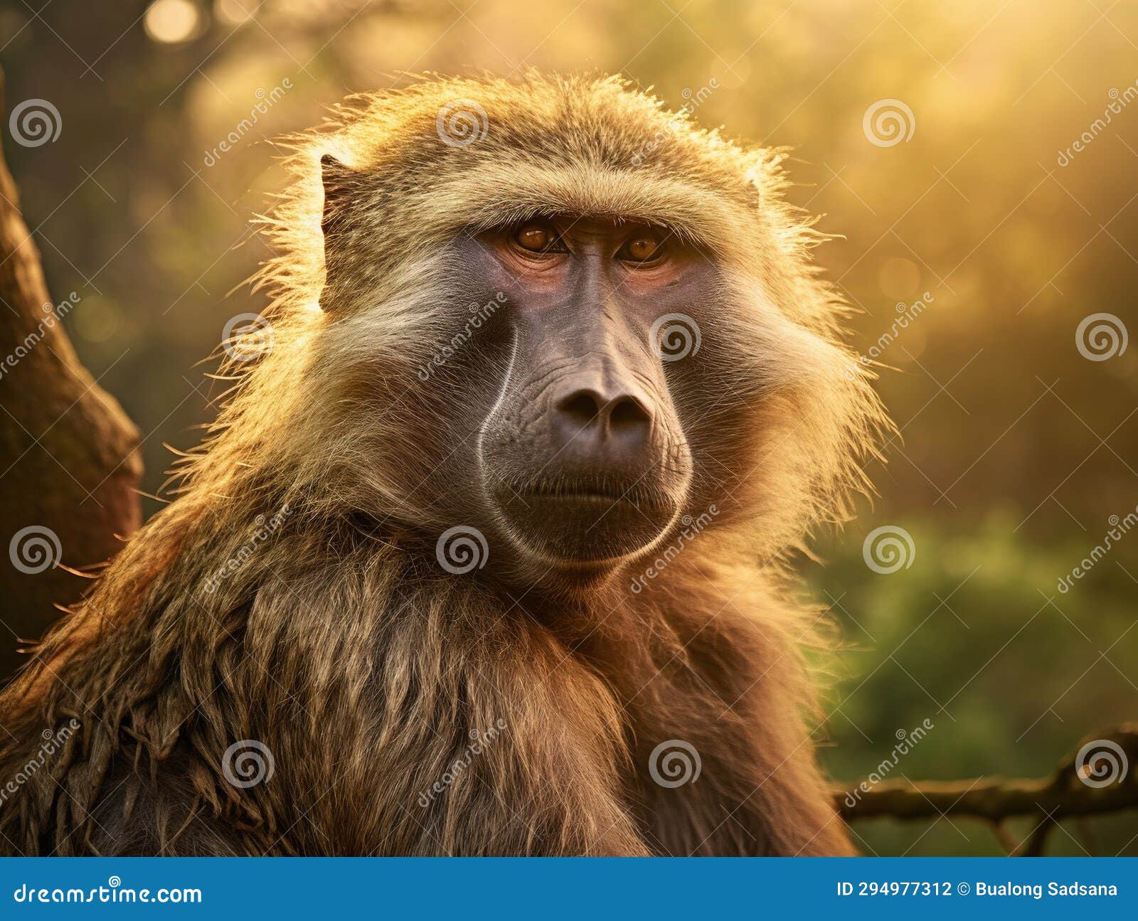 Baboon stock illustration. Illustration of animal, creativity - 294977312