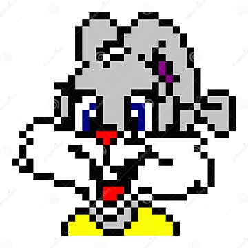 Babs bunny pixel art stock vector. Illustration of toons - 257835084