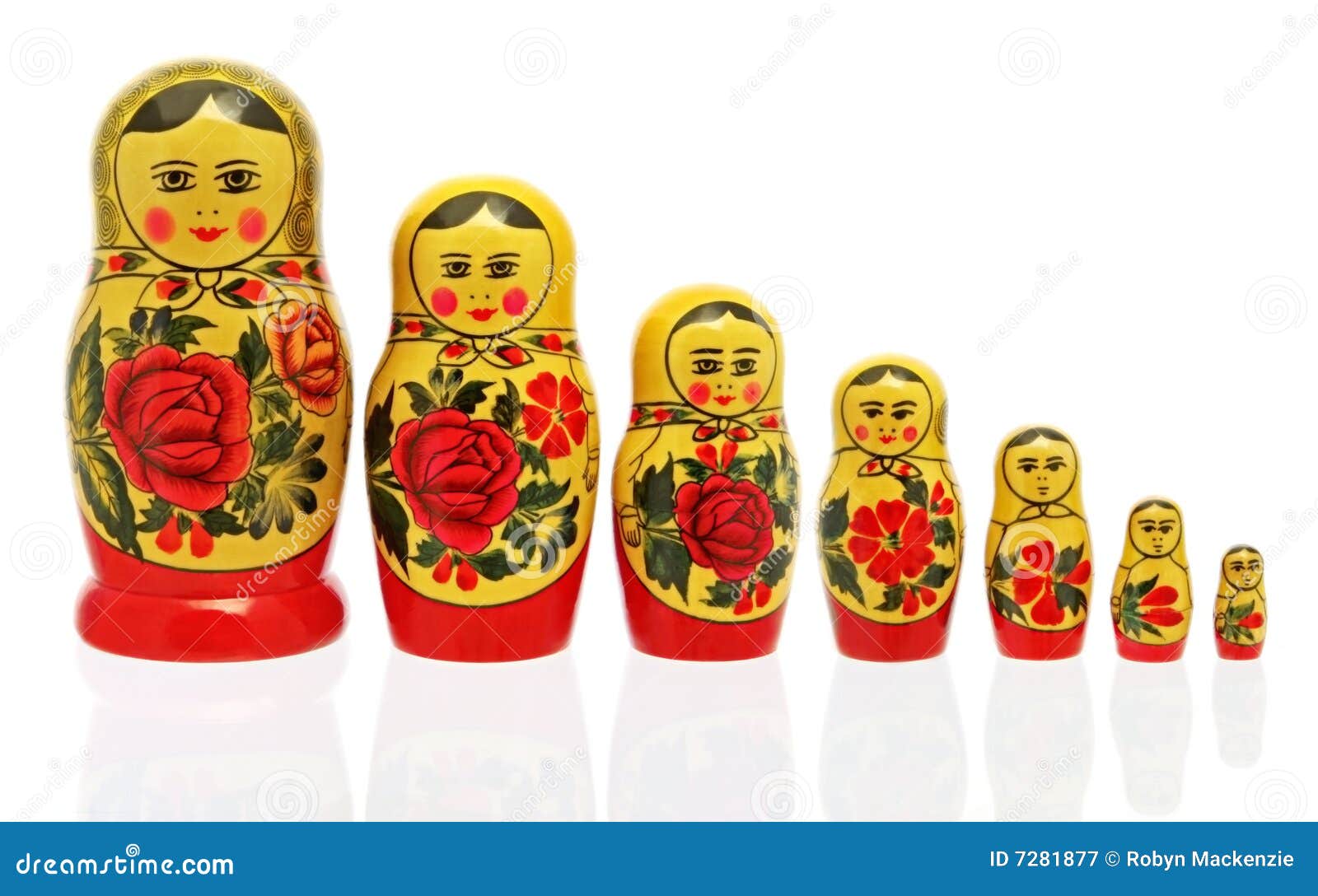 Babushka Dolls stock image. Image of traditional, wooden - 7281877