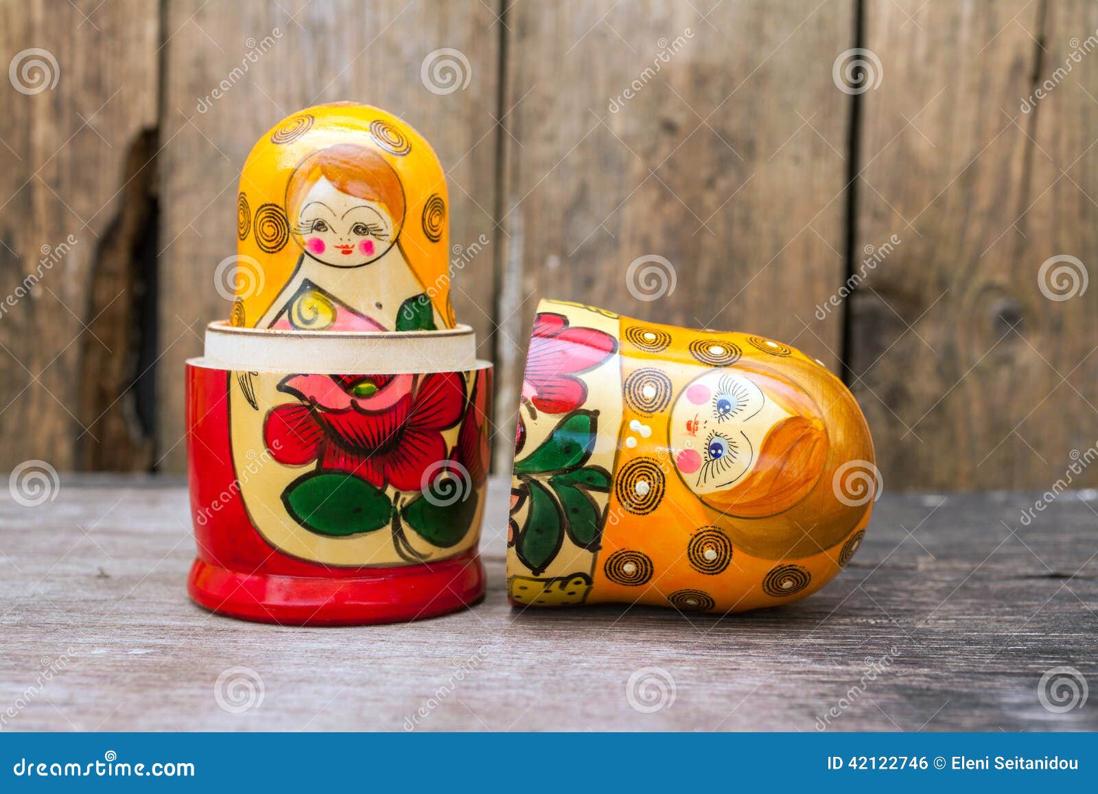 Babushkas or Matryoshkas Dolls. Stock Photo - Image of attractive ...