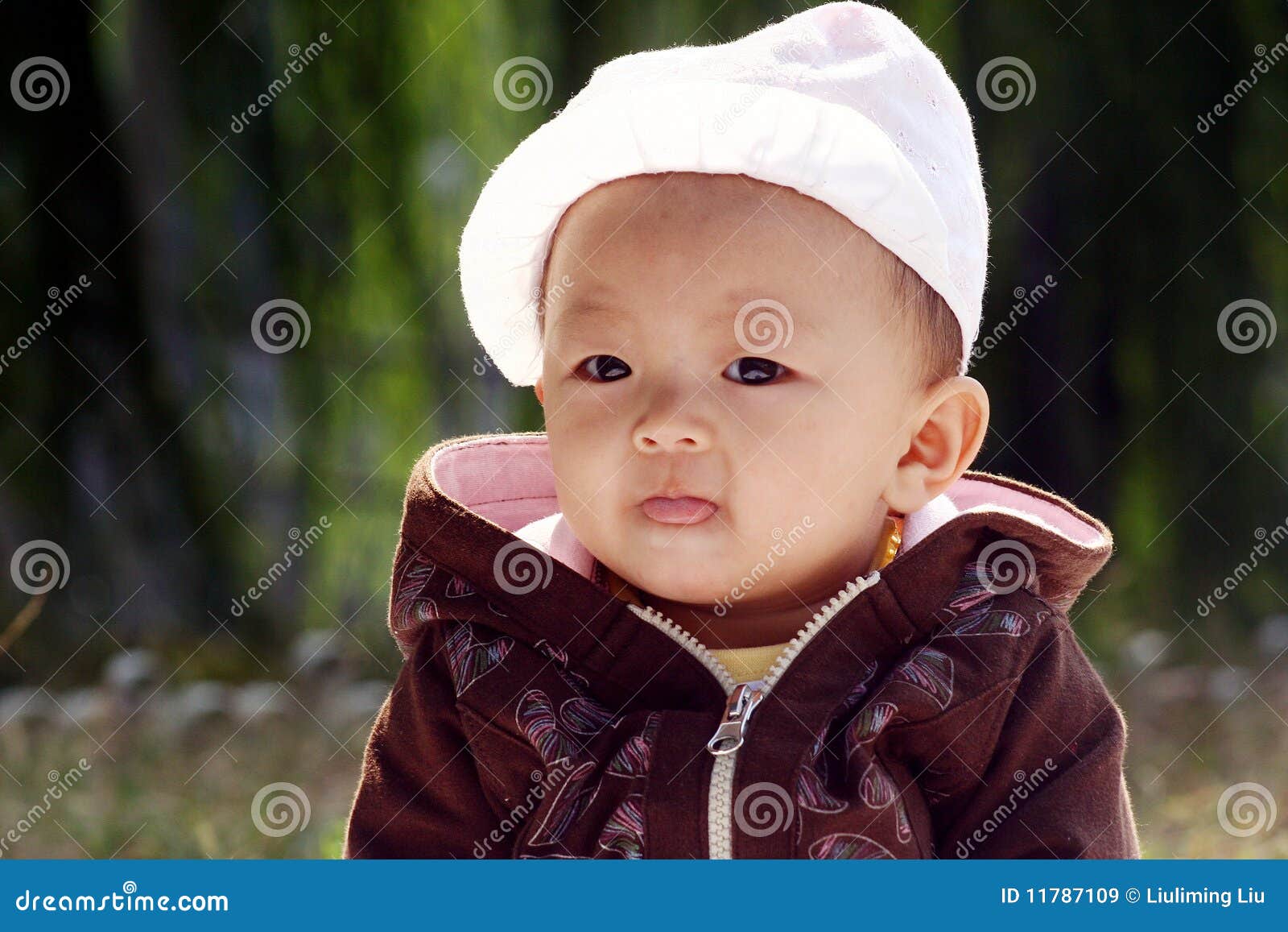 Baby stock image. Image of hair, smile, little, chinese - 11787109