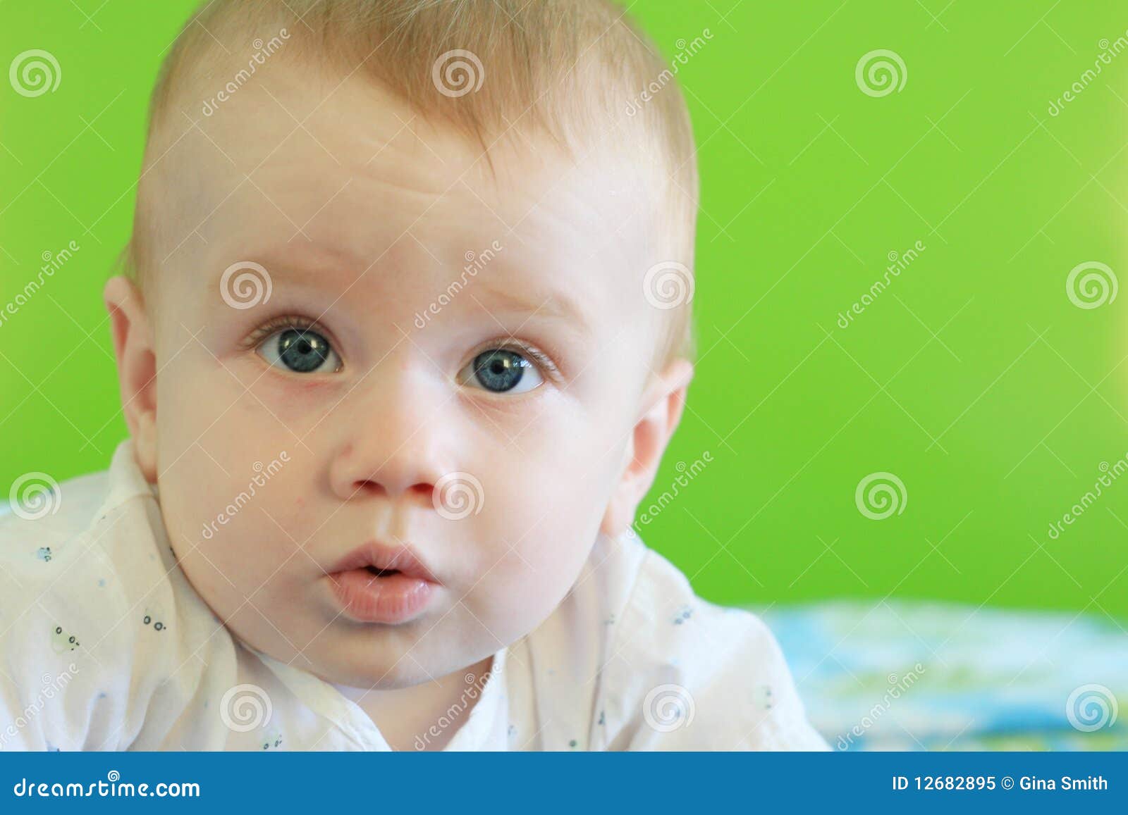 Baby stock image. Image of colorful, close, cheeky, expression - 12682895